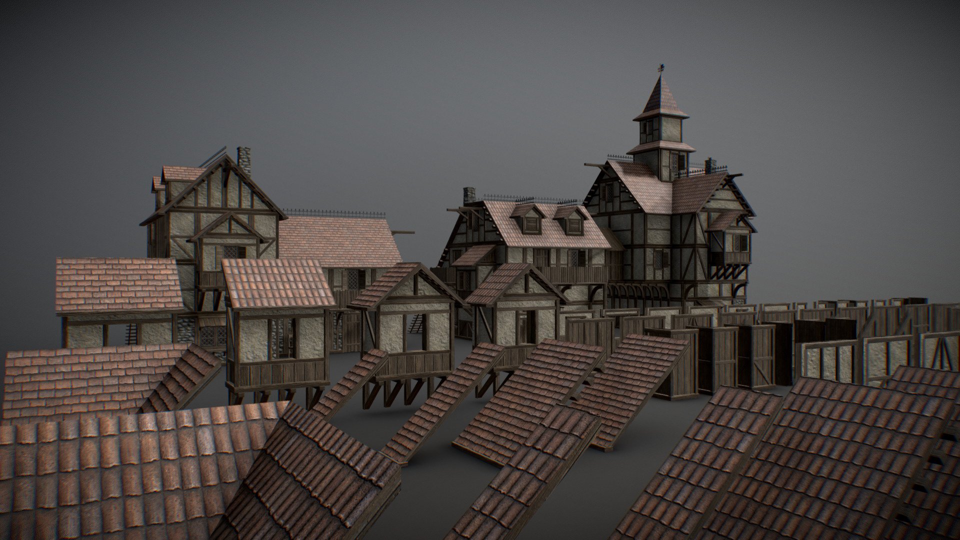 Medieval Modular Asset Pack - Buy Royalty Free 3D model by UnFy KilianZ ...
