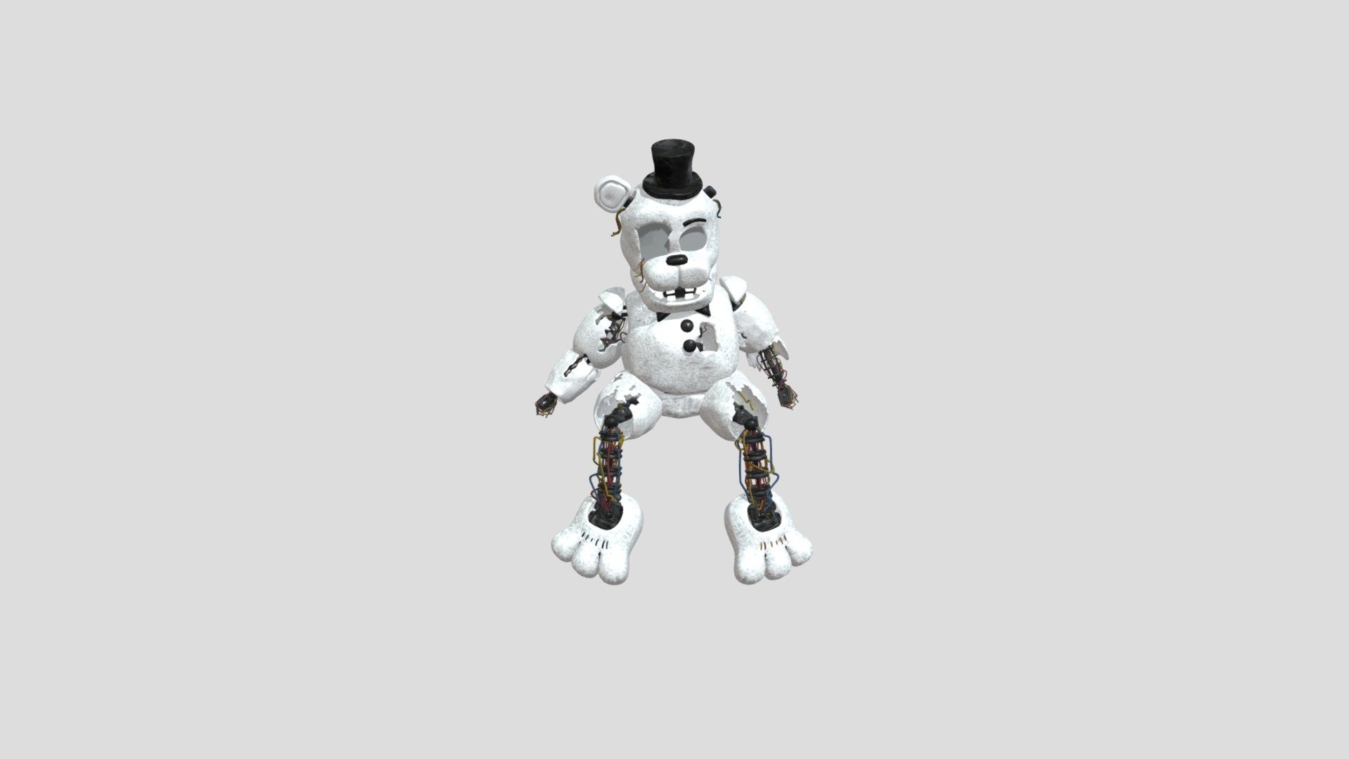 Ignited Golden Freddy - Download Free 3D model by Limónarts3D ...