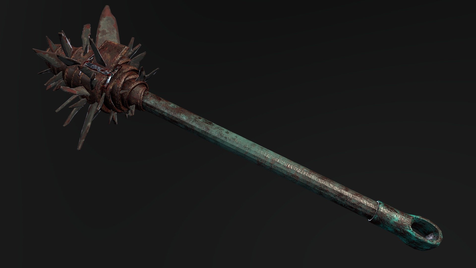 Spiral - Glass Shard Mace - 3D model by Foxtale Studios ...