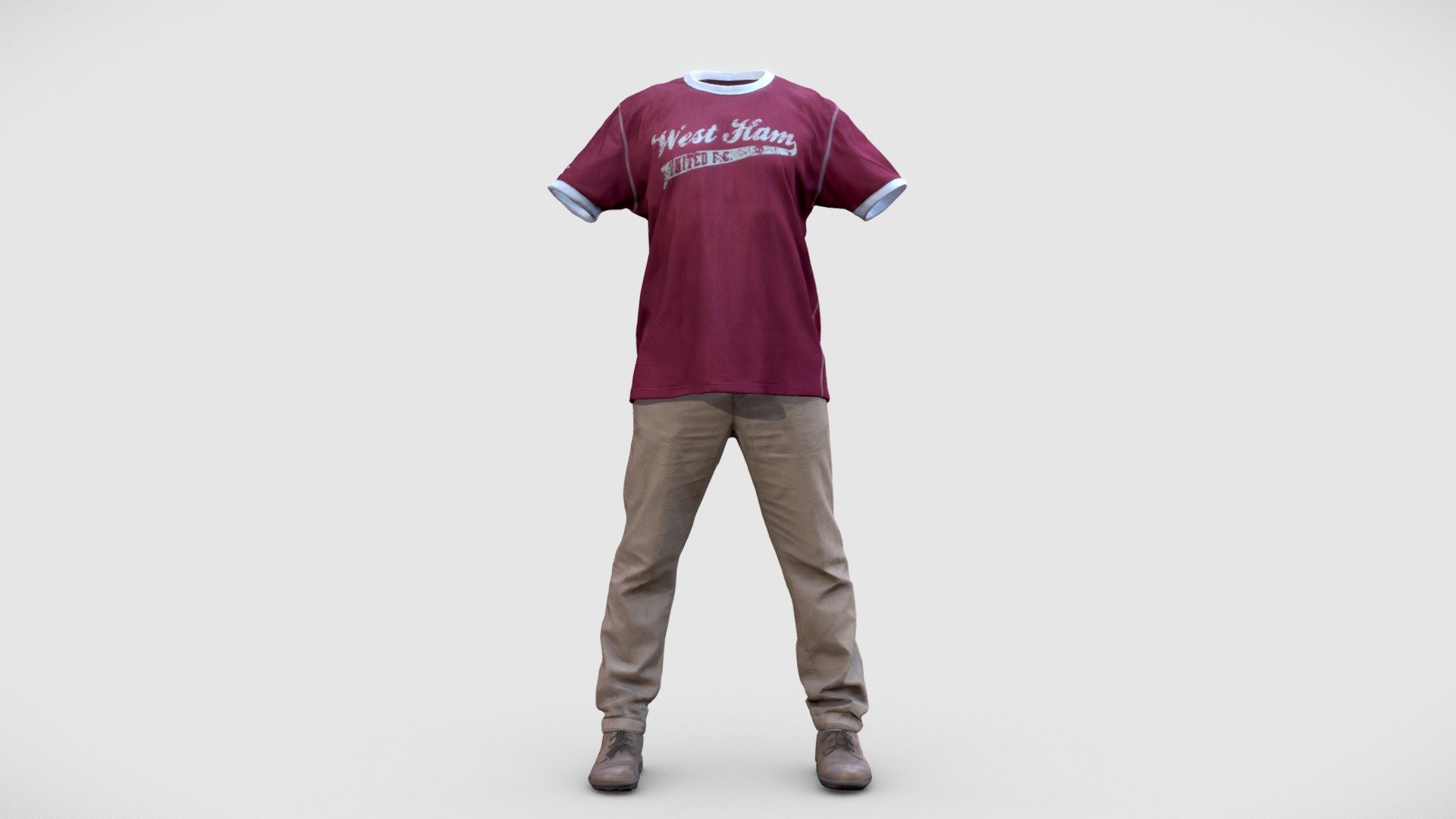 Realistic Human Man Clothes Scan - 267MCloth - Buy Royalty Free 3D ...