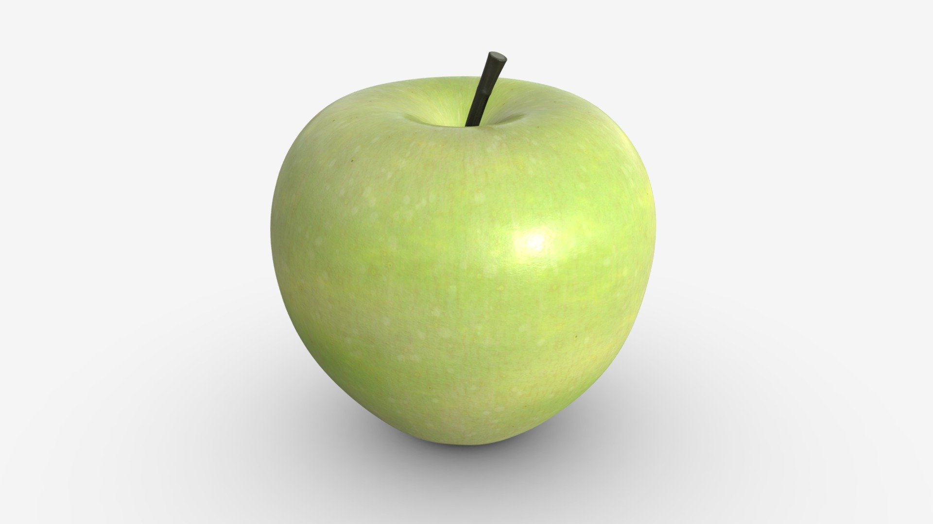 Apple single fruit green light - Buy Royalty Free 3D model by HQ3DMOD ...