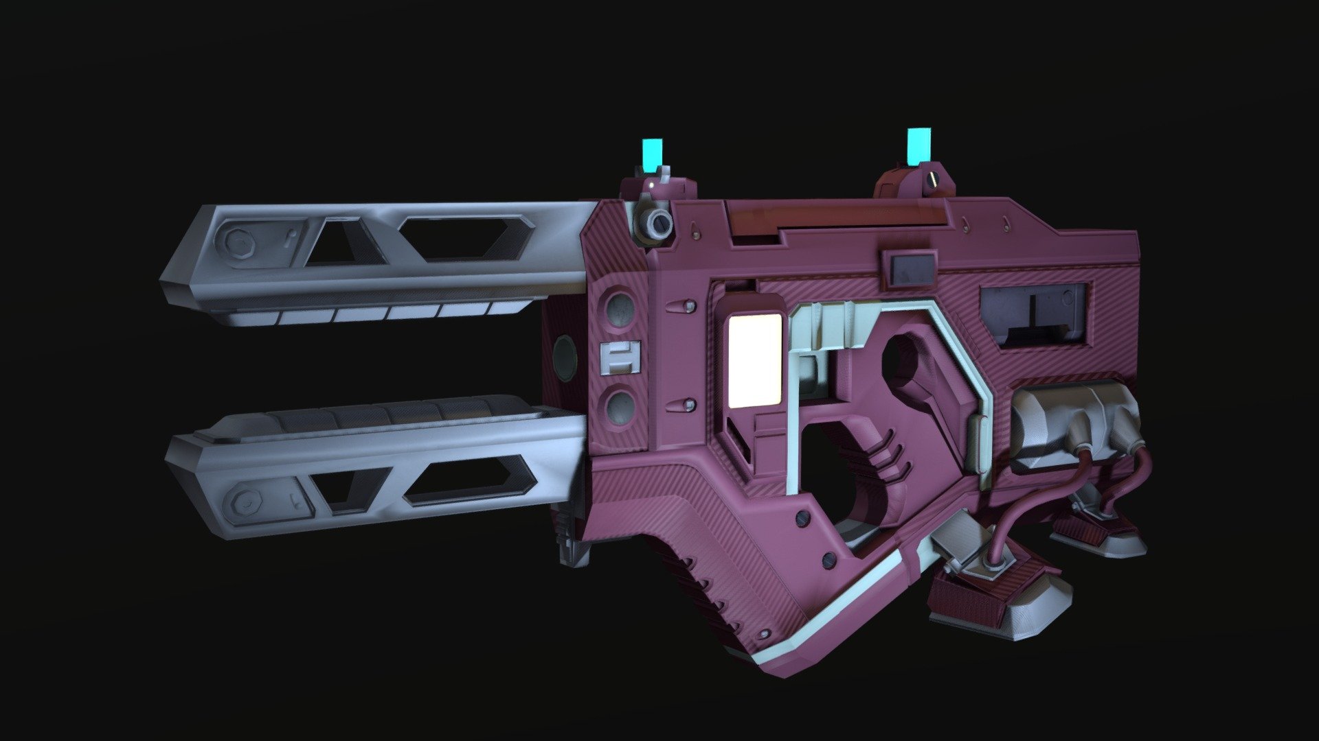 Borderlands 3: Tediore SMG - Download Free 3D model by LautiGM [82ed4ee ...