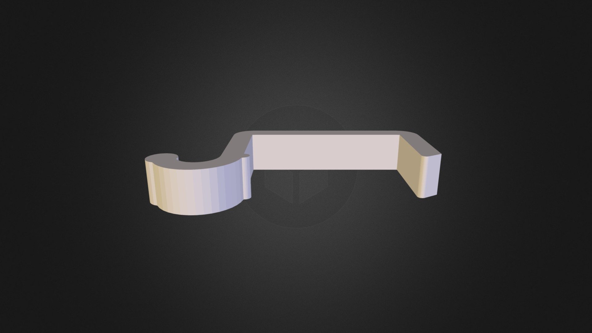 2 Inch Partition Hook - 3D model by 3dindustries [82ee26e] - Sketchfab