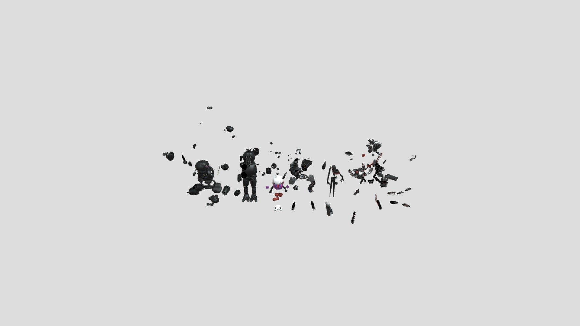 FNAF 3 Phantoms - Download Free 3D model by [GoodNickName ...