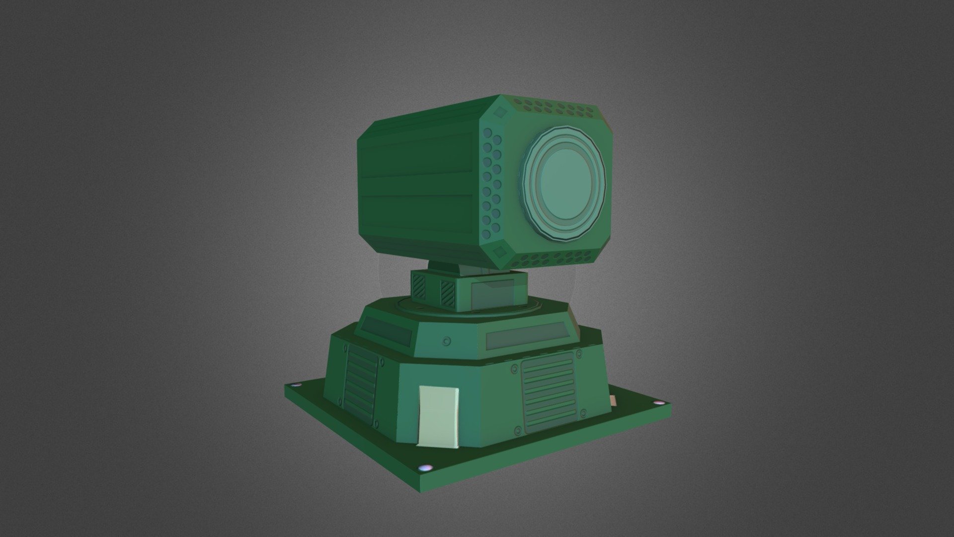 Toy AA turret - 3D model by Lee (@m3dlee) [82ef063] - Sketchfab