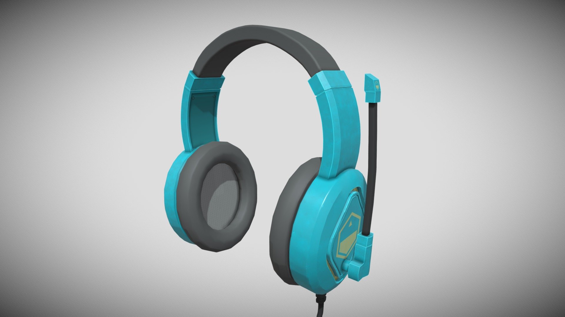 Cartoon Headset - 3D model by JPTavares [82ef687] - Sketchfab