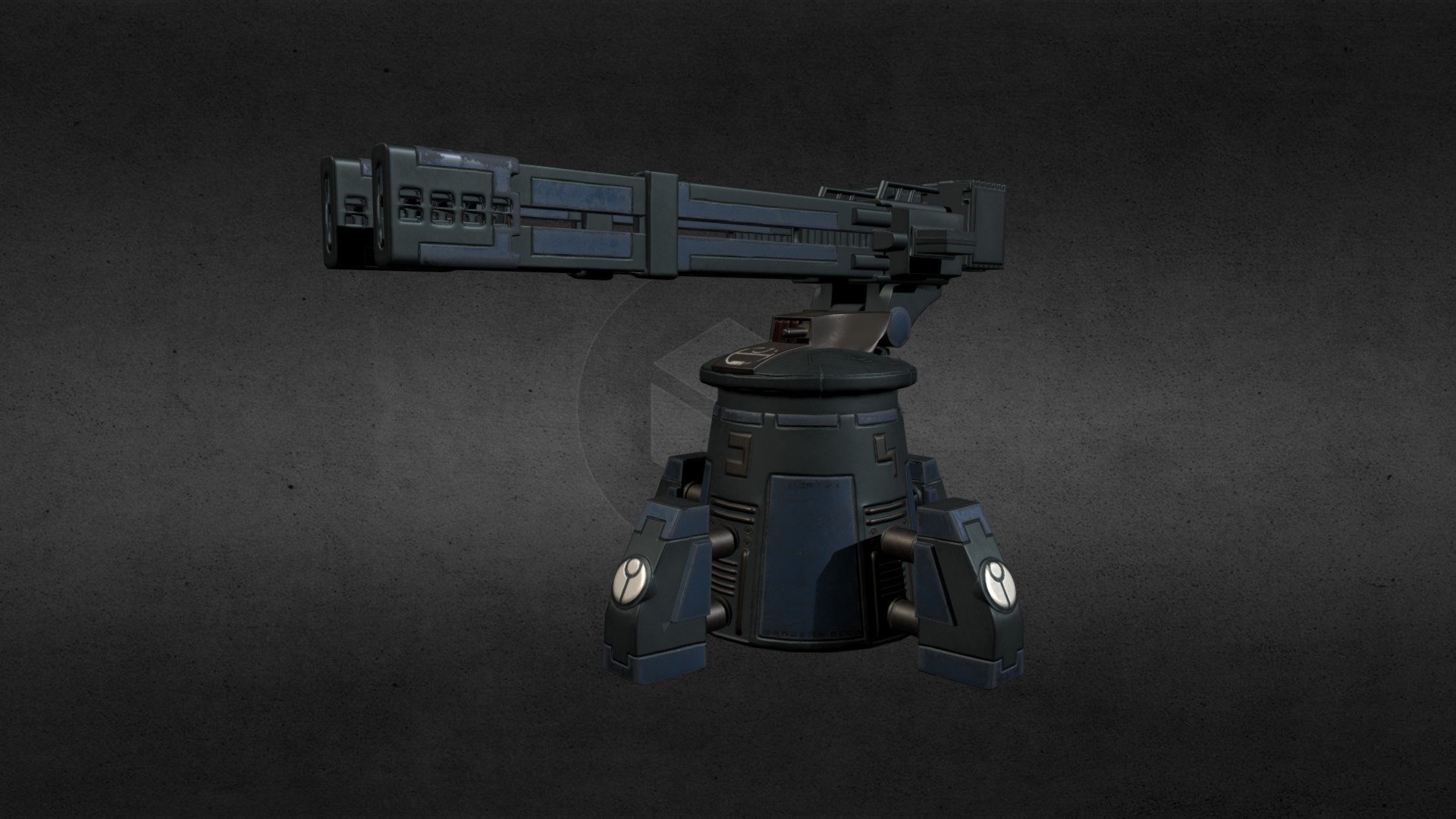 Tau Turret Low - 3D model by bdow [82efad4] - Sketchfab
