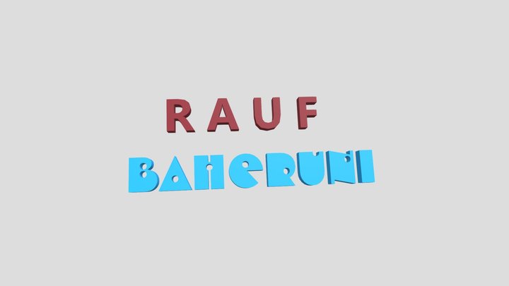 Rauf 3D models - Sketchfab