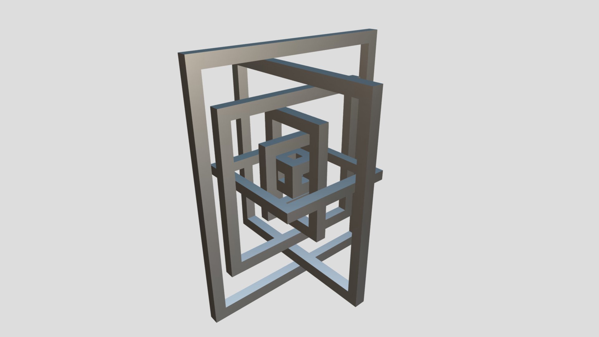 Abstract voxel Box - Download Free 3D model by Trockk (@Timrockk ...