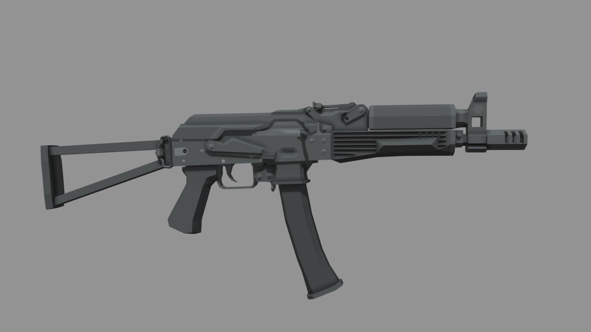 Low-poly PP-19 Vityaz - Download Free 3D model by veightyfive [82f193f ...