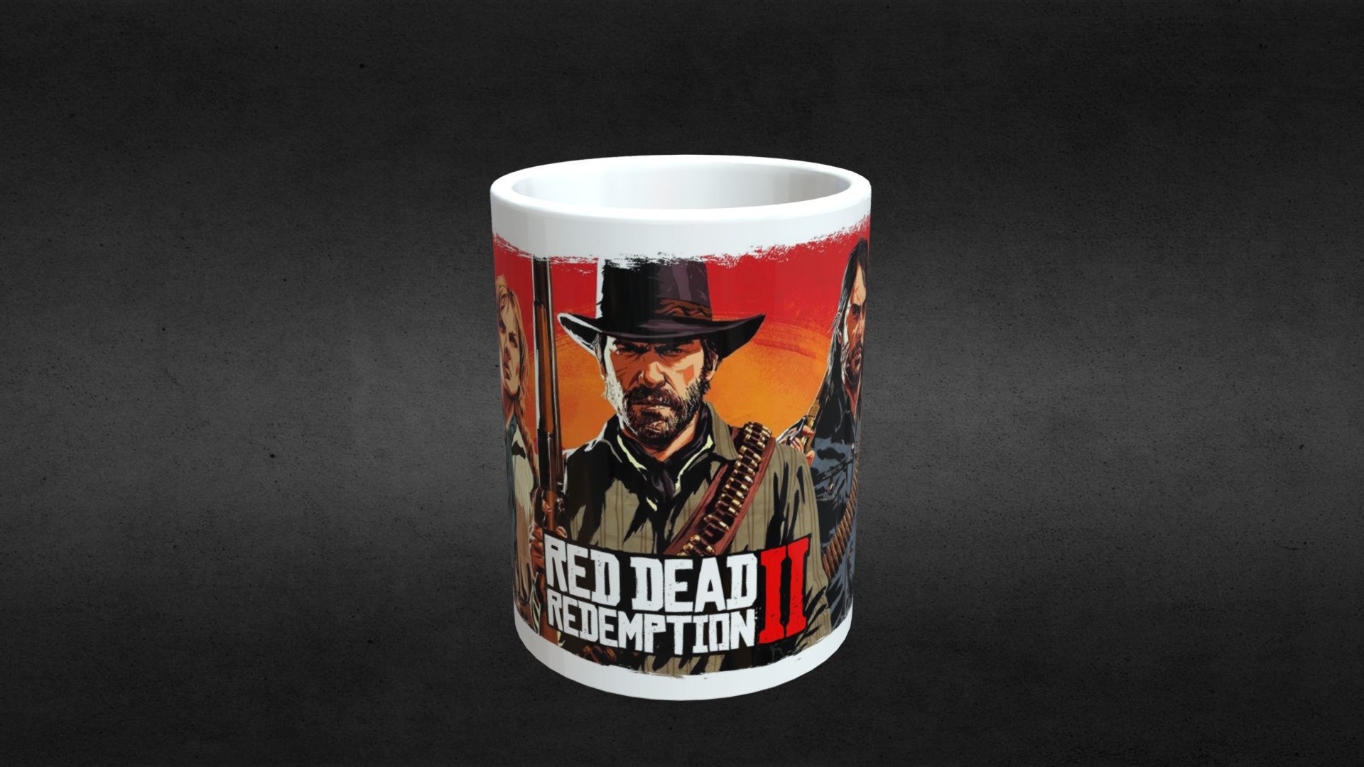 Taza Red Dead Redemption - 3D model by orlancr [82f1f1c] - Sketchfab