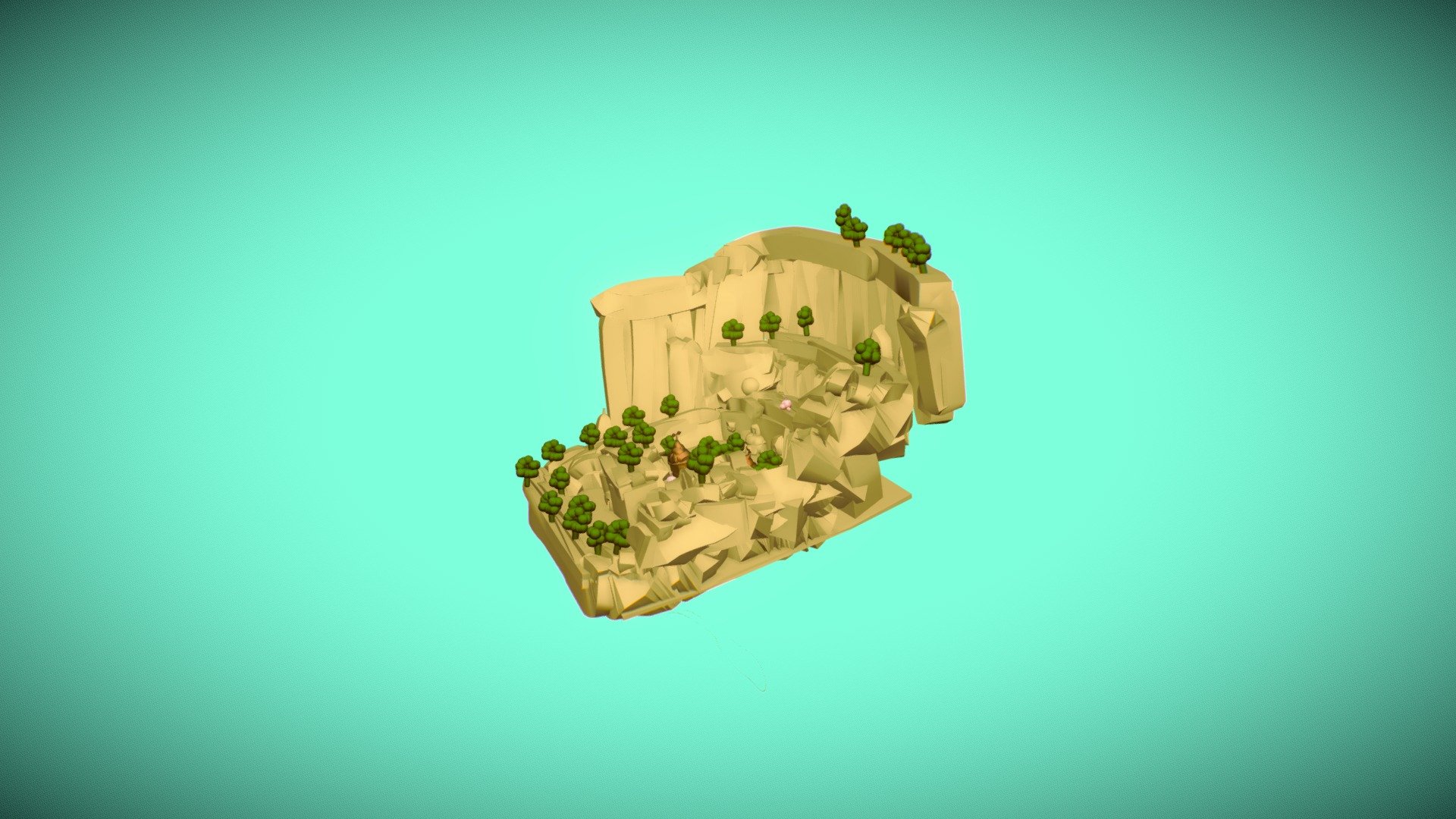 Saturn Valley from Earthbound - Download Free 3D model by Mauro ...