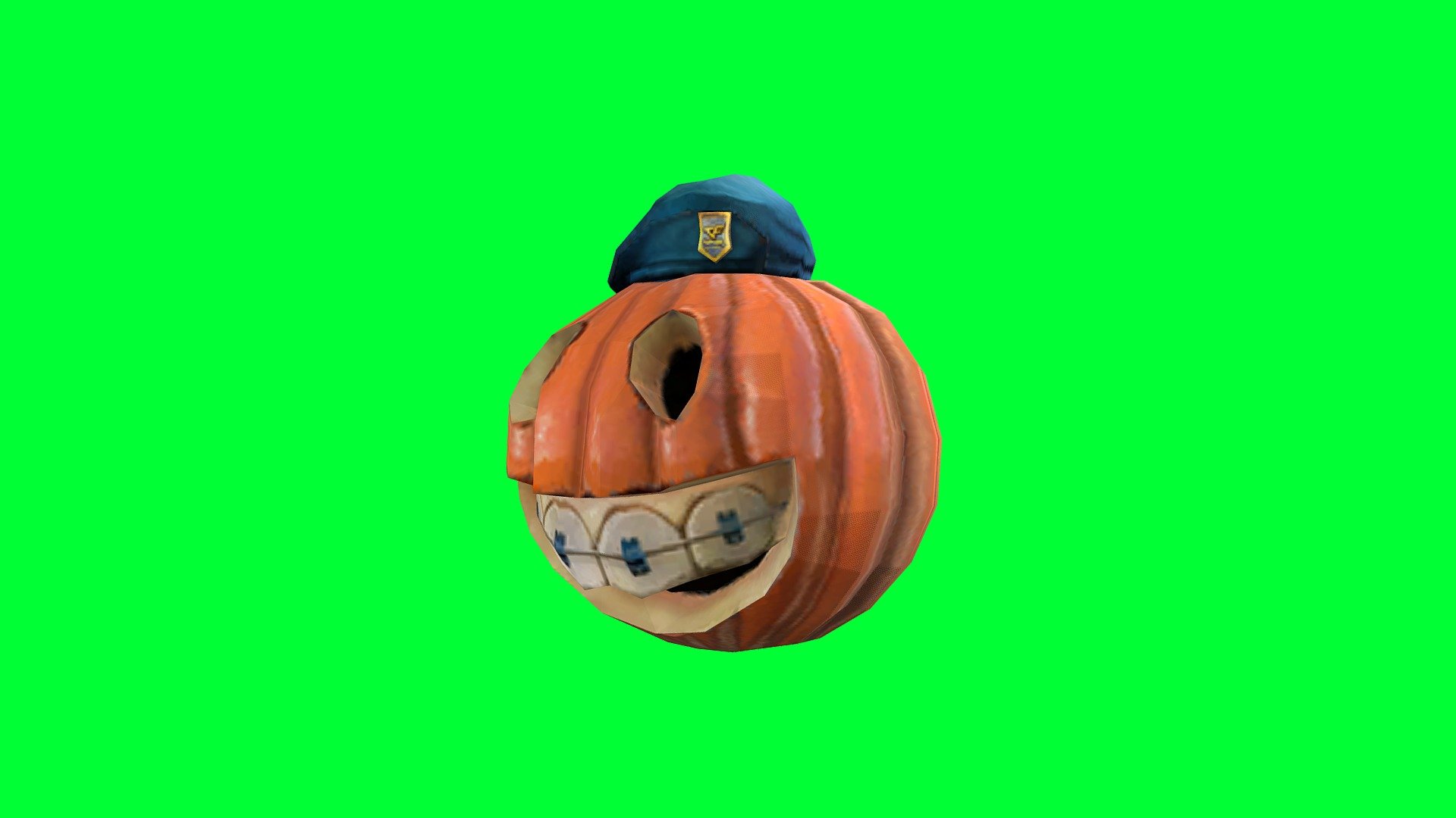Pumpkin Helmet - 3D model by AlxDemento [82f4659] - Sketchfab