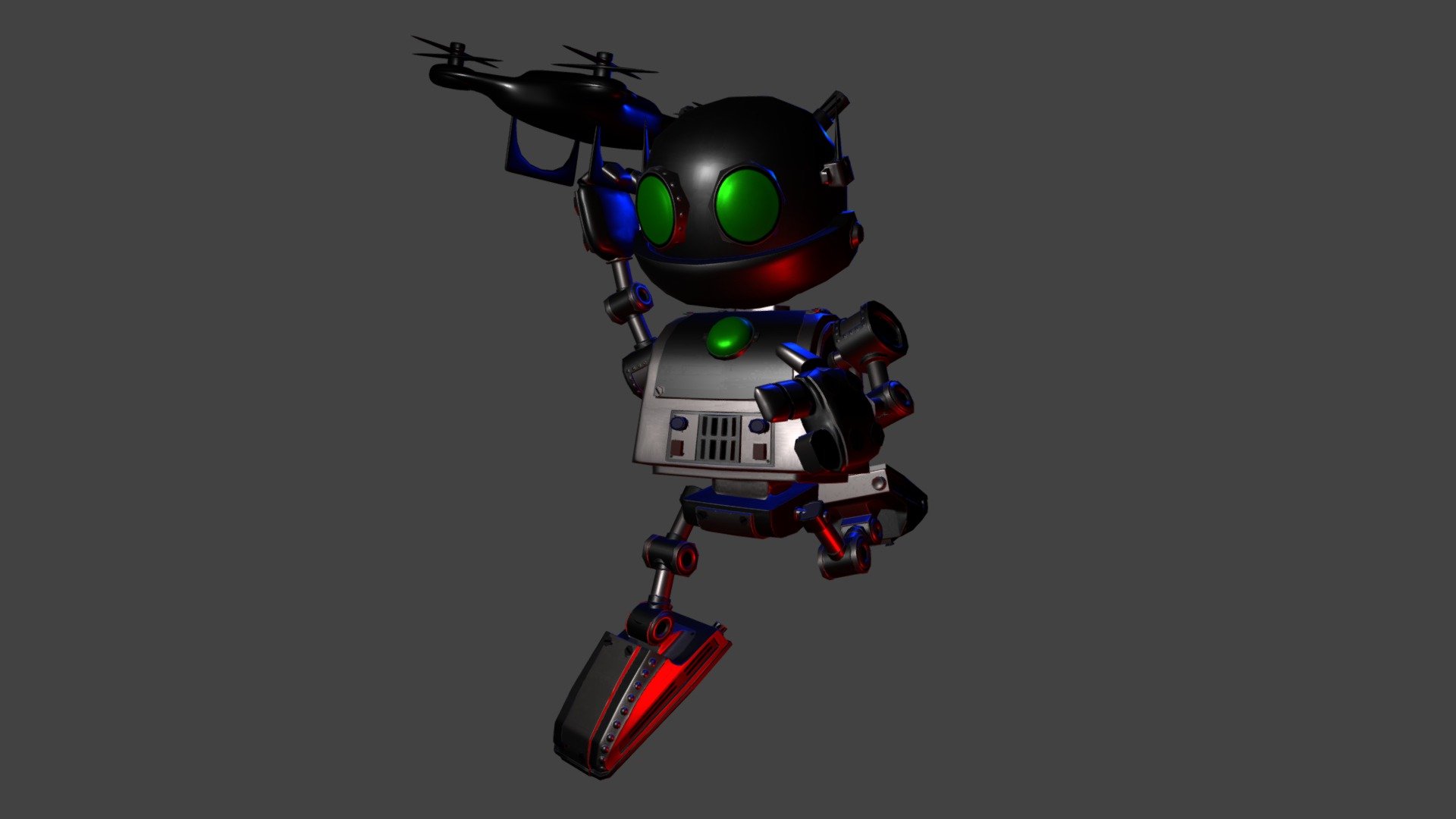 Michael the robot - 3D model by Pedro.Bearari [82f4bd9] - Sketchfab