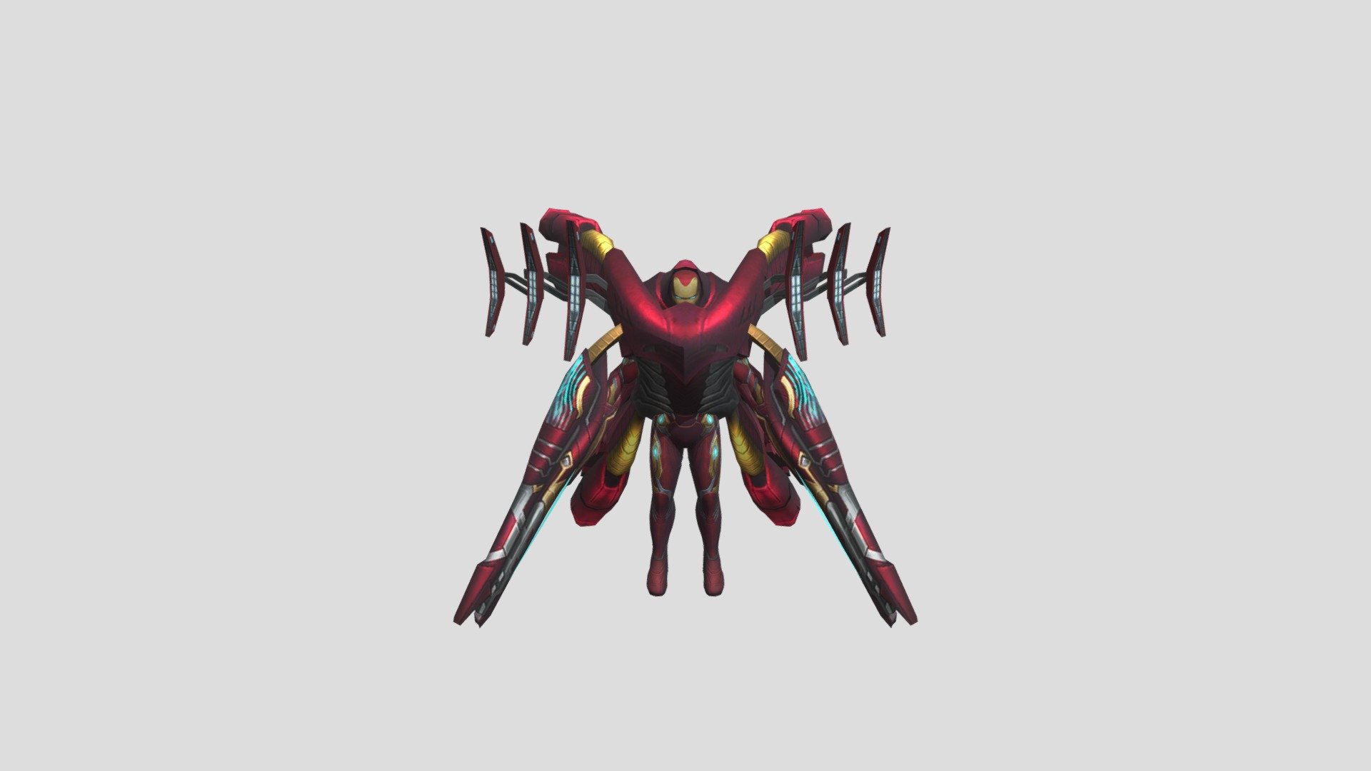 Marvels Future Fight - Iron Man Infinity War - 3D model by Rein2610 ...