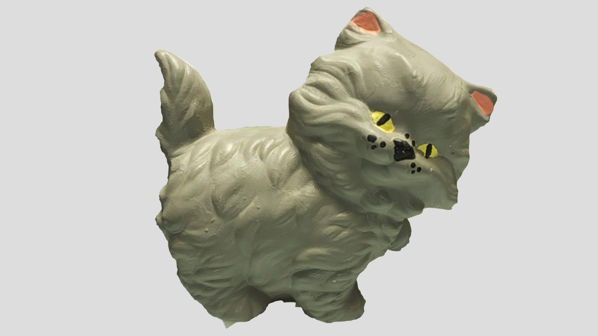 Fat Gray Cat Decor - Download Free 3D model by Fyrokid [82f8f41 ...