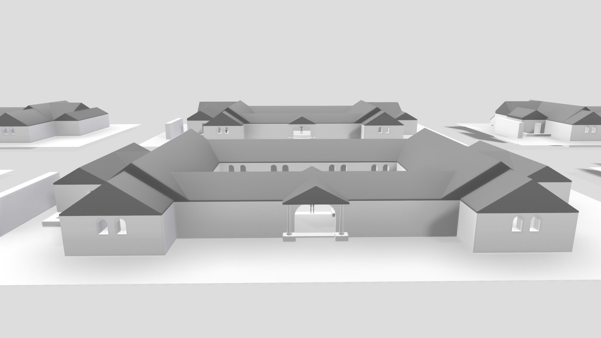 Kings Weston Roman Villa - Building Basic Model - Download Free 3D ...