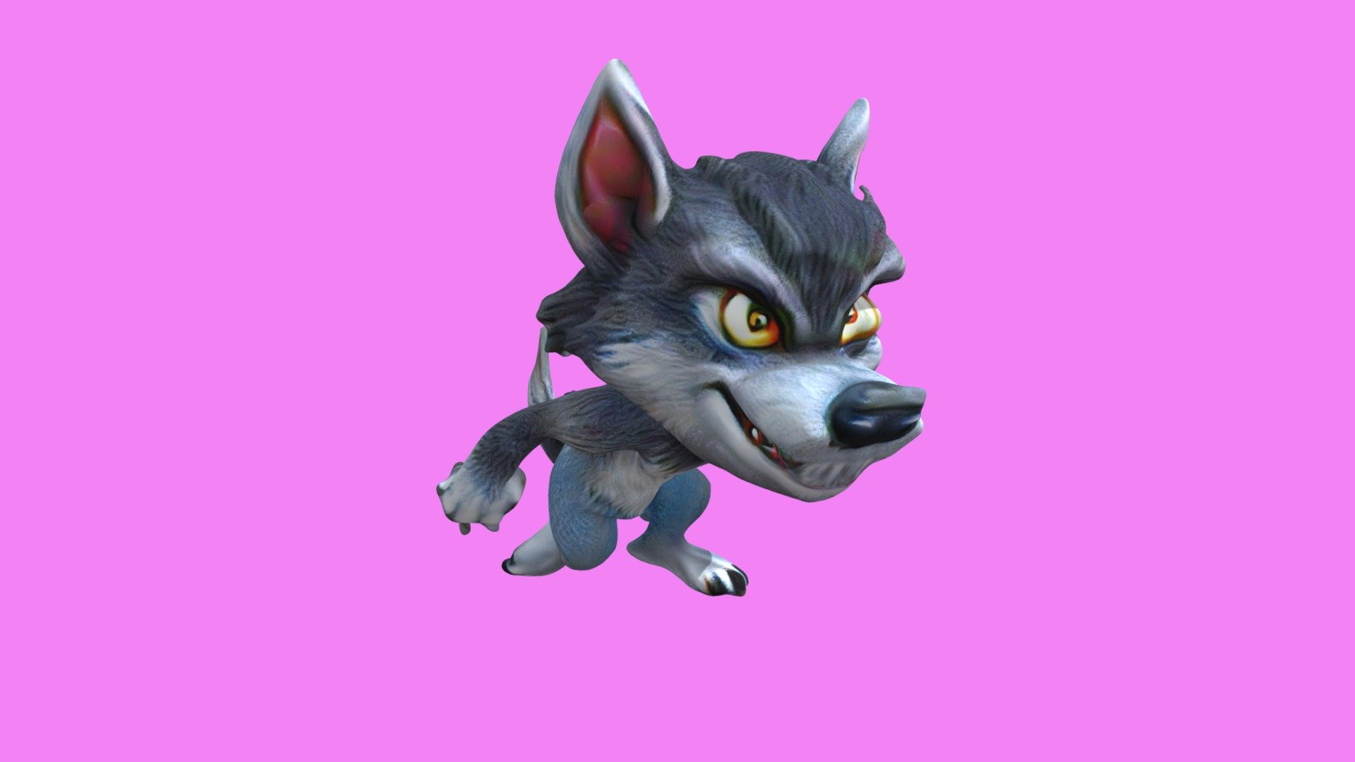 toon werewolf Run - Download Free 3D model by vicente betoret ferrero ...