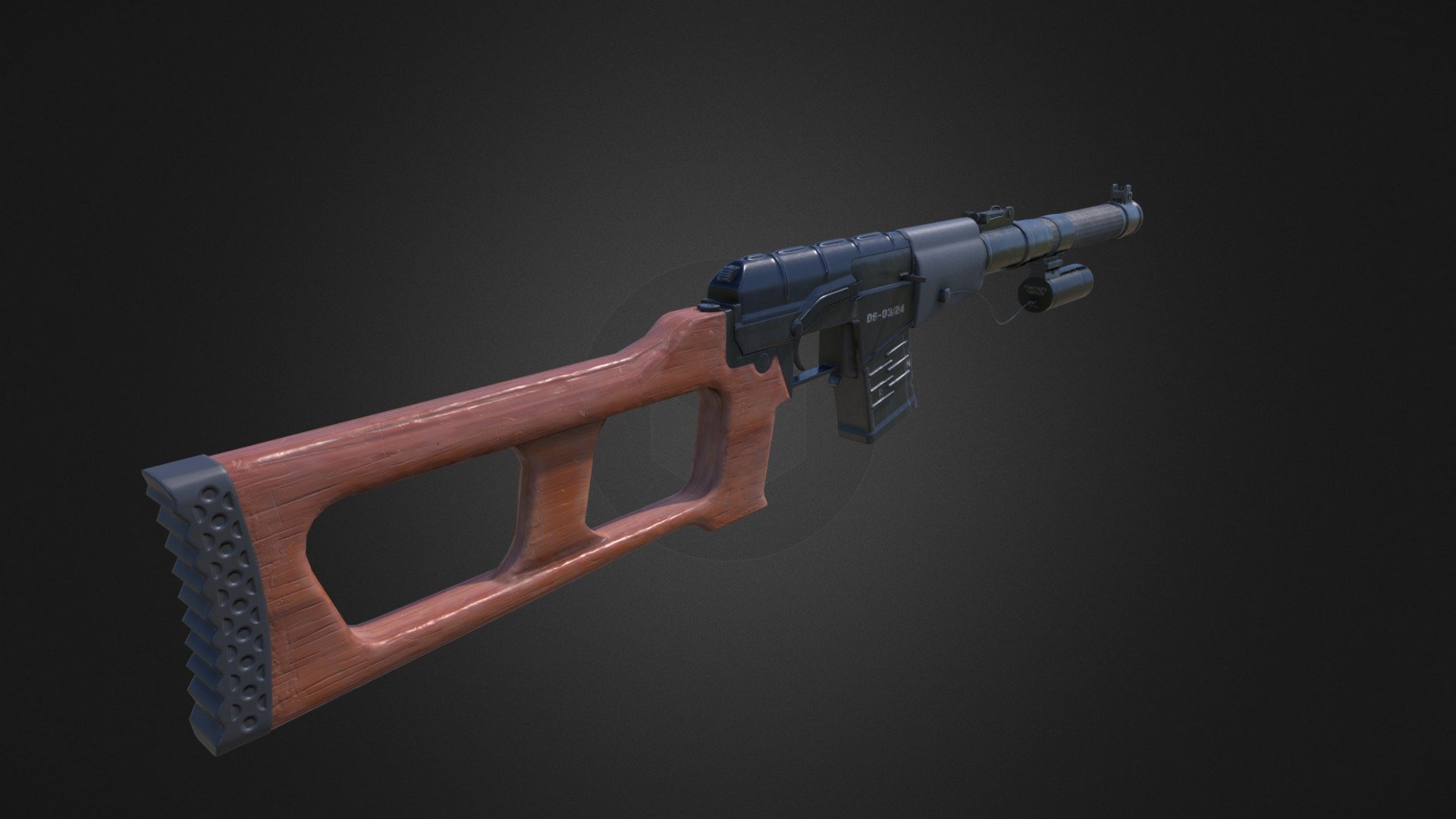 VSS Vintorez Gameready - Download Free 3D model by DOSOWERT (@dosowert1 ...