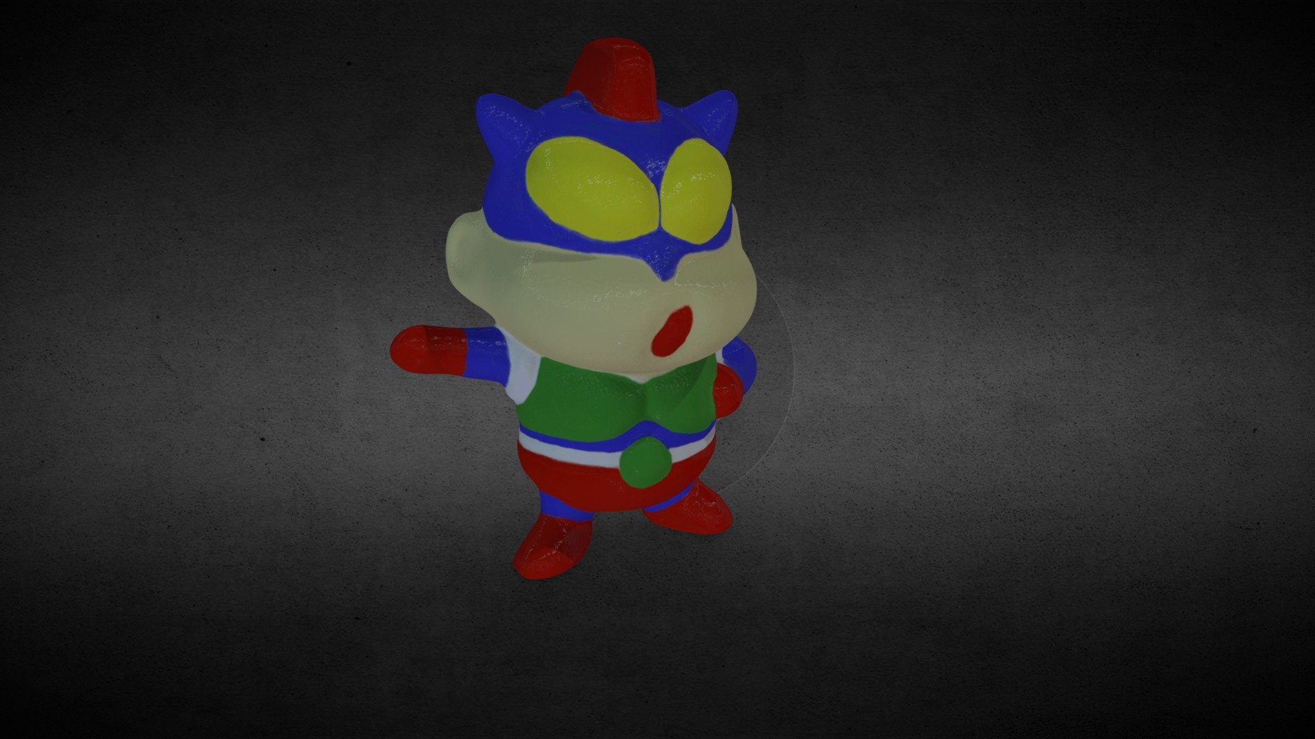 shin chan Ultra Heroe - Action Kamen - Download Free 3D model by ...