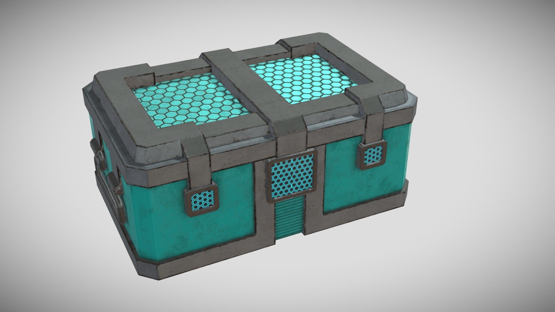 Sci-fi Crate 3 - 3D model by majdabdo90 [82fcd6f] - Sketchfab