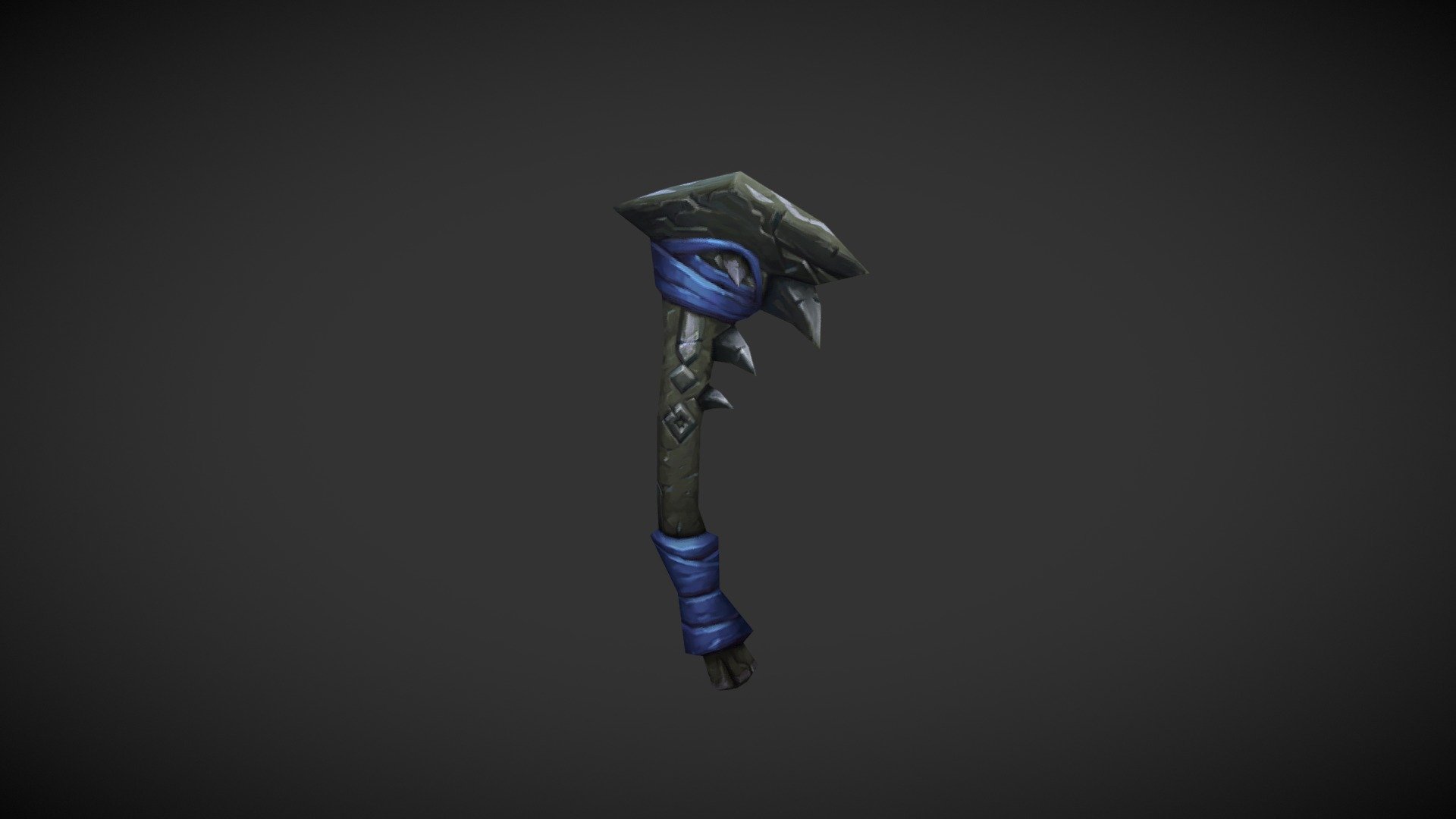 HandPaintersGuild Weekly Challenge: Stone Weapon - 3D model by bounchfx ...