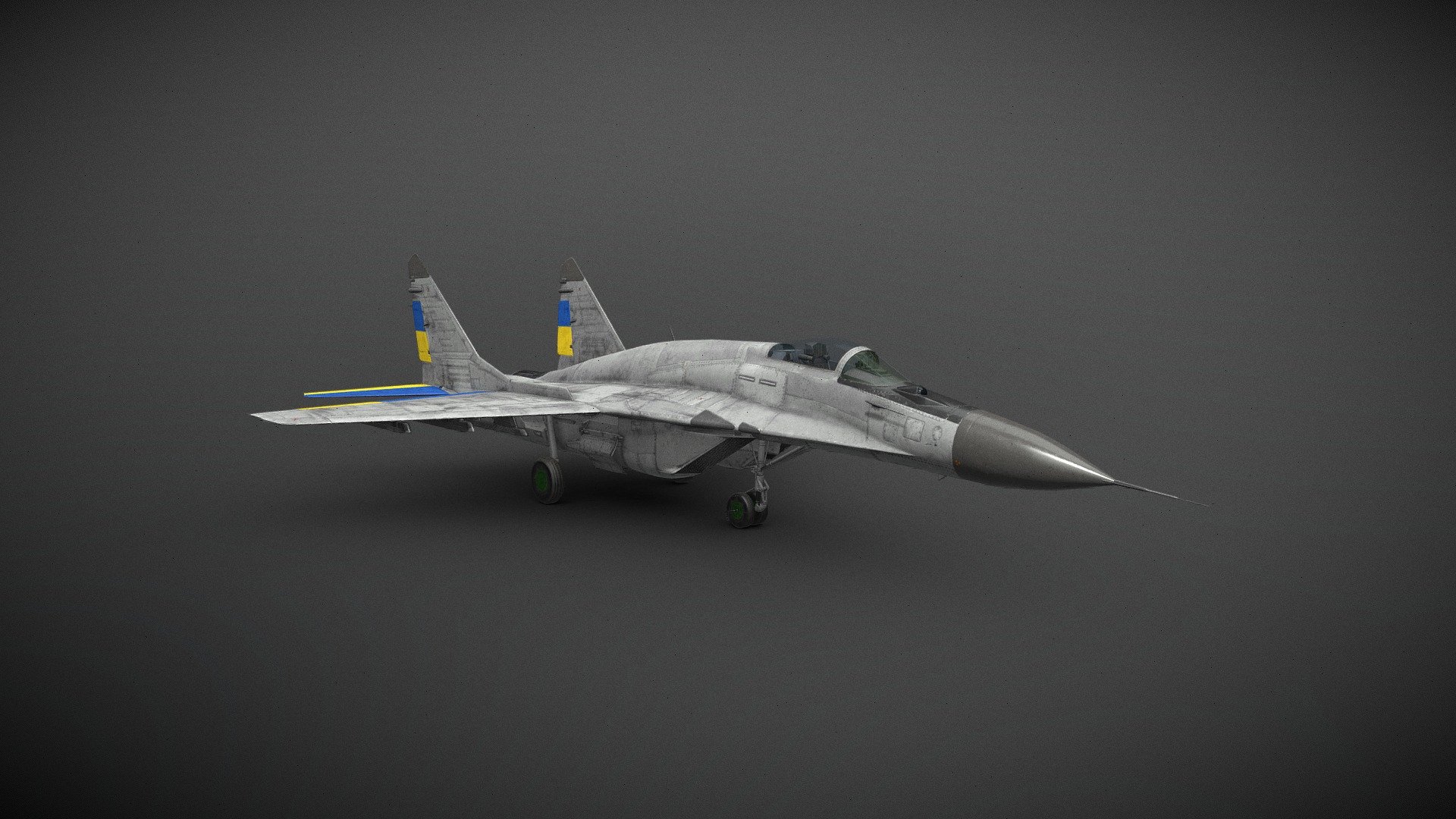 MiG-29 Ukraine Recovered 2024 High Visibility - 3D model by Nestea Games (@gamenestea) [82fe895 ...