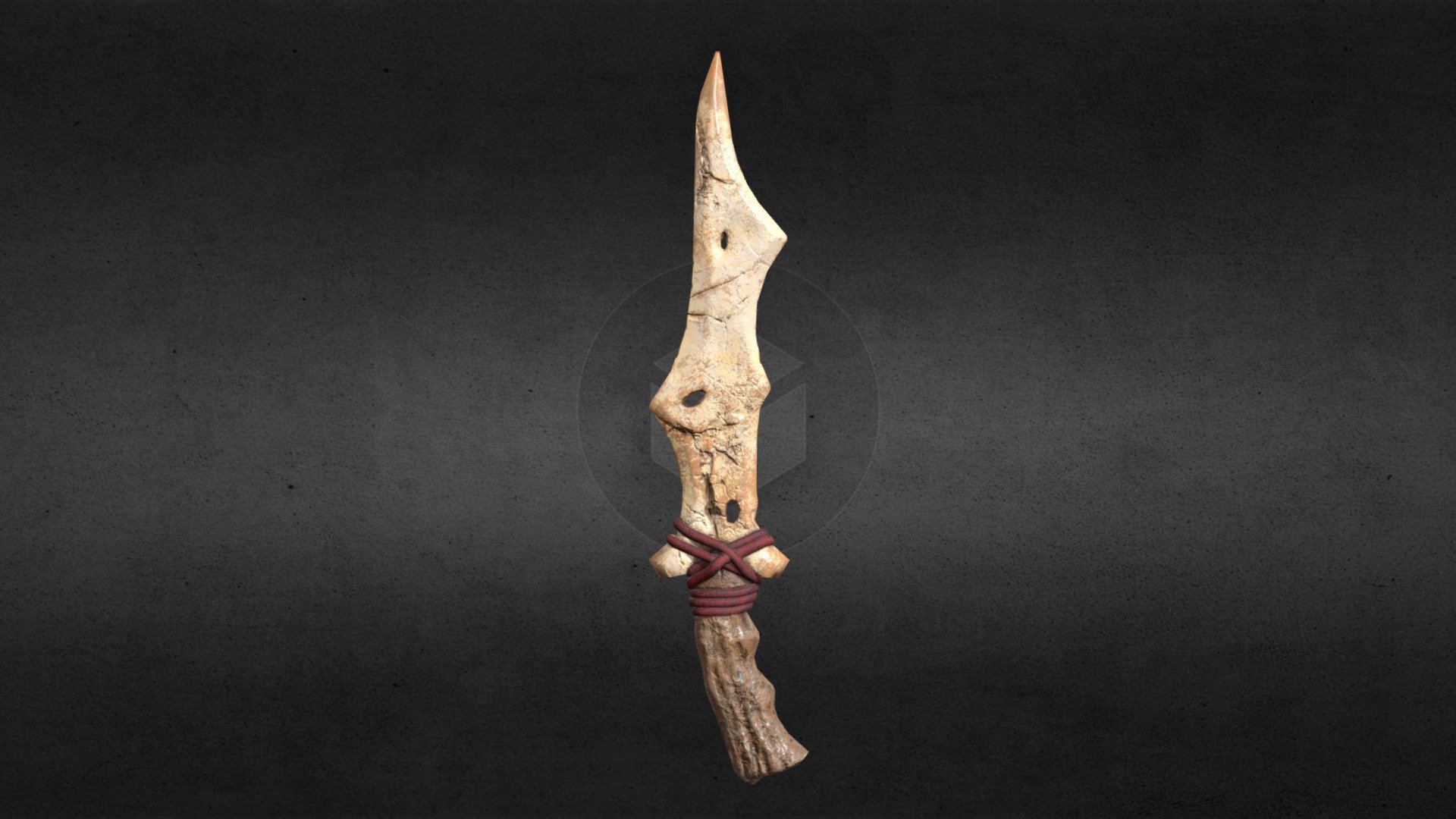 Bone Blade Knife - Buy Royalty Free 3D model by Karl Beiler ...