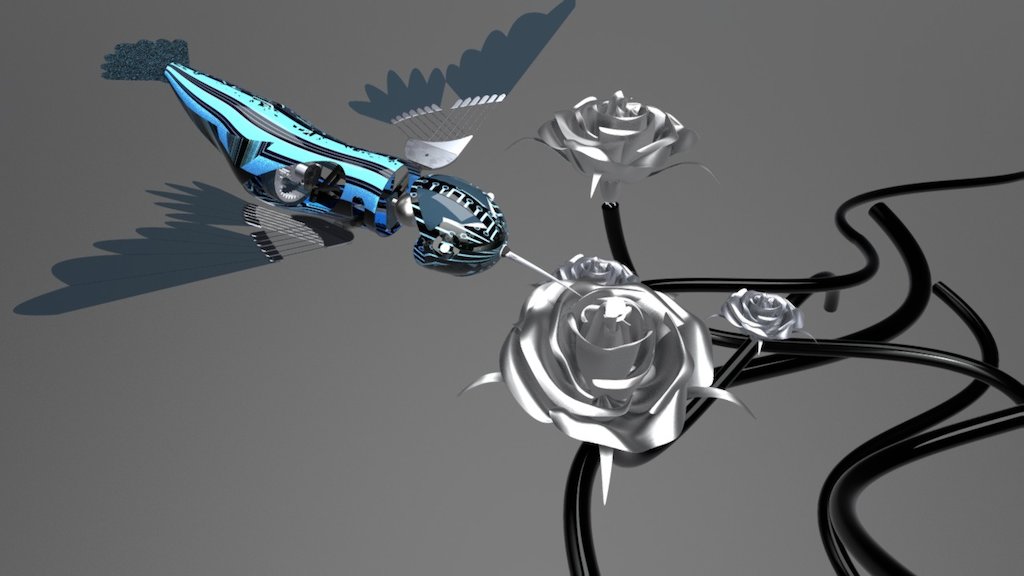 Hummingbird robotic - 3D model by brunoeze10 [8303620] - Sketchfab