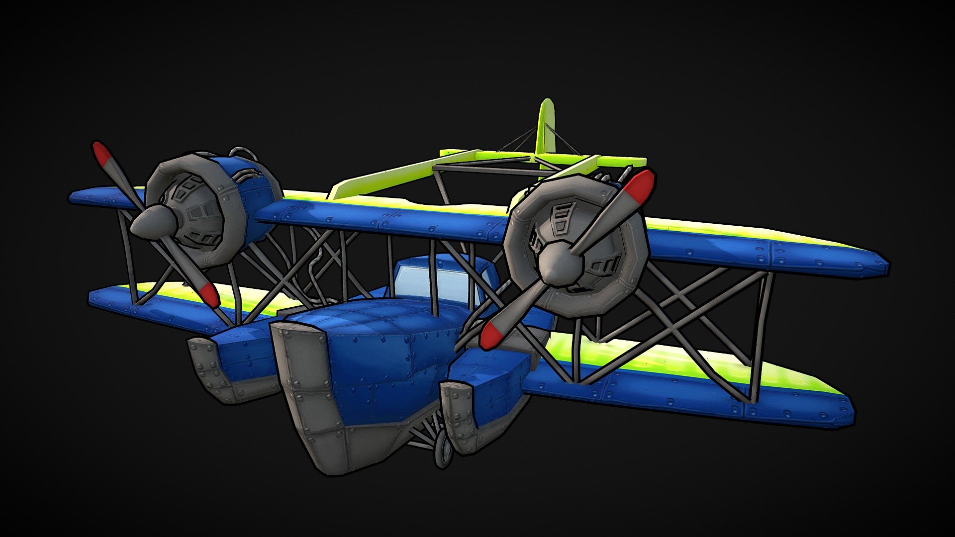 The Flying Circus - Plane - Download Free 3D model by Maxime_Noffels ...