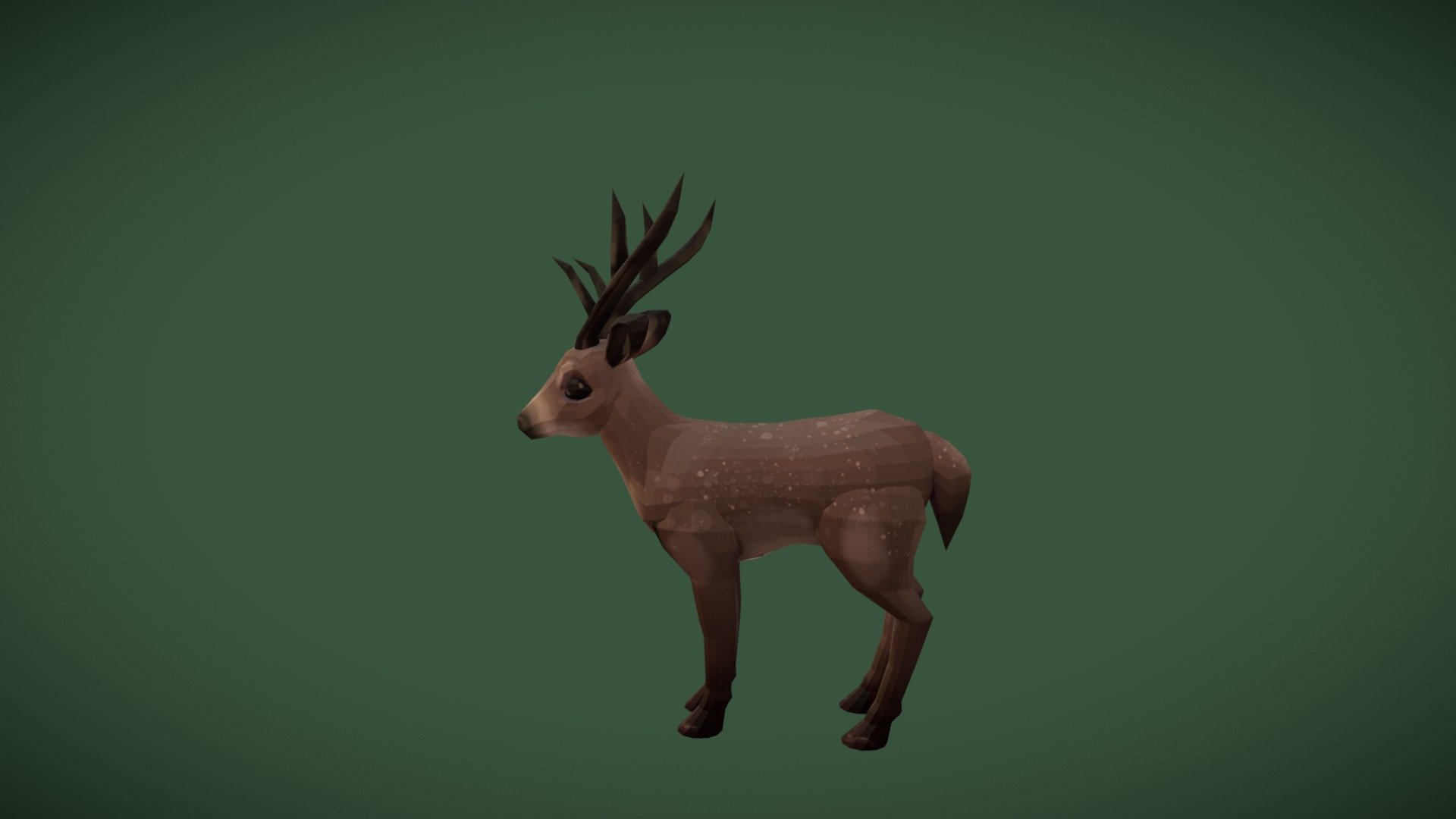 Deer - 3D model by RozaS (@RozaSkrzypecka) [8303adf] - Sketchfab