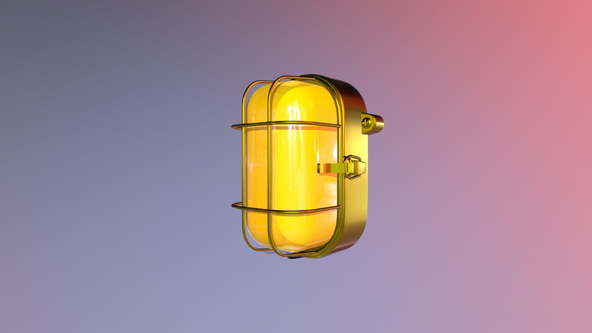 Industrial Light(wall) - Download Free 3D model by PradyTK3d (@PradyTK ...