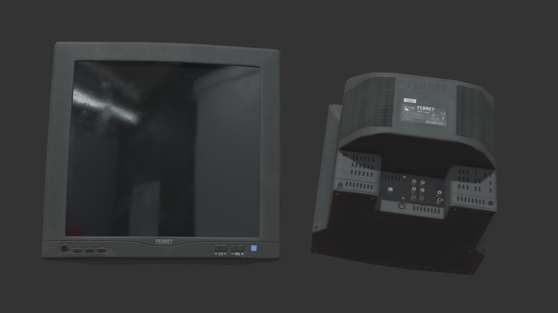 CRT Television - Buy Royalty Free 3D model by CommonSpence [83042af ...