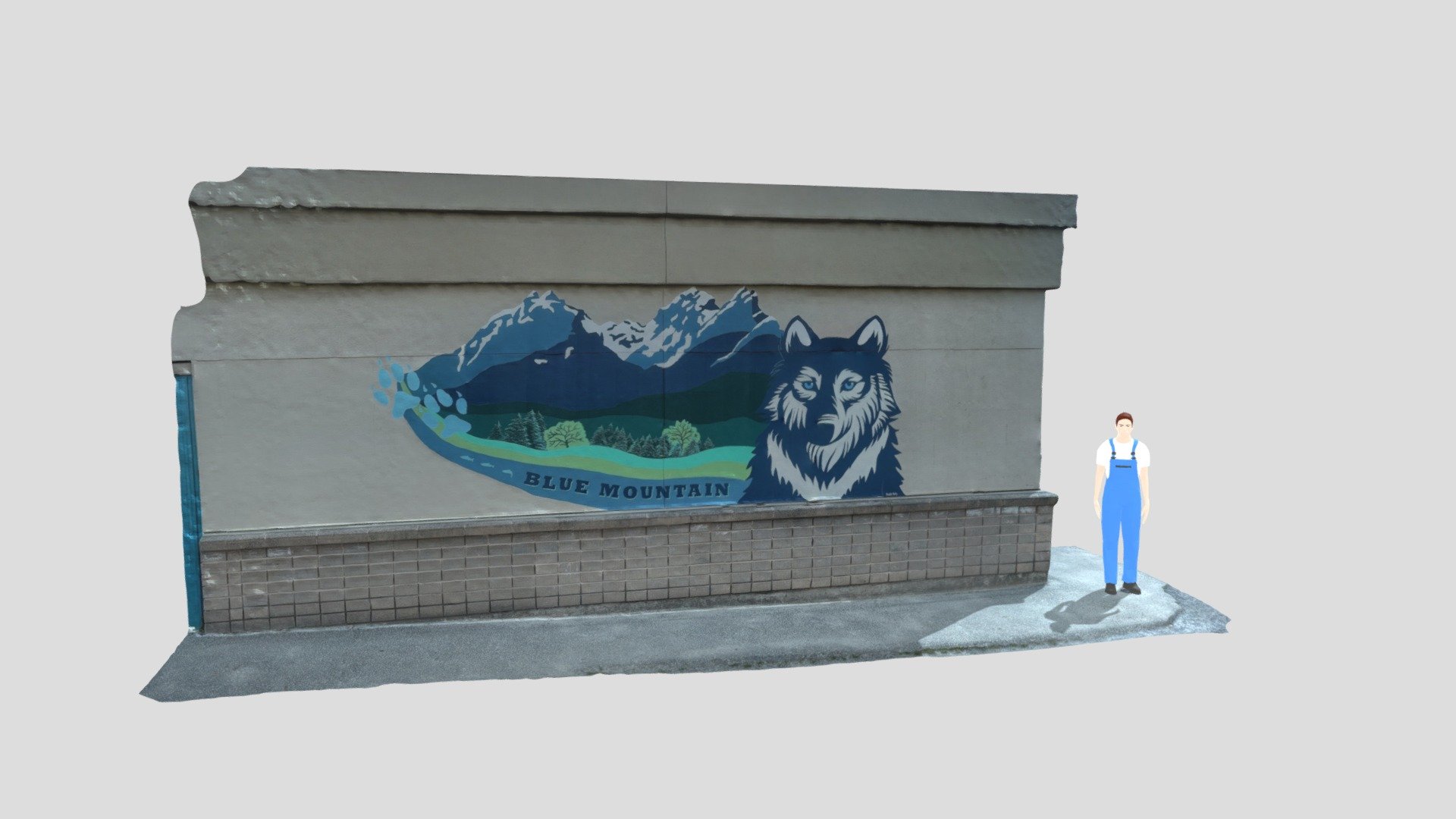 Maple Ridge School Mural - 3D model by GaidaCanix [830490f] - Sketchfab