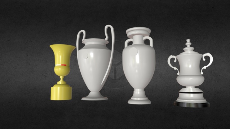 Soccer Cups - 3D model by erasmuspluska1 [8304d88] - Sketchfab