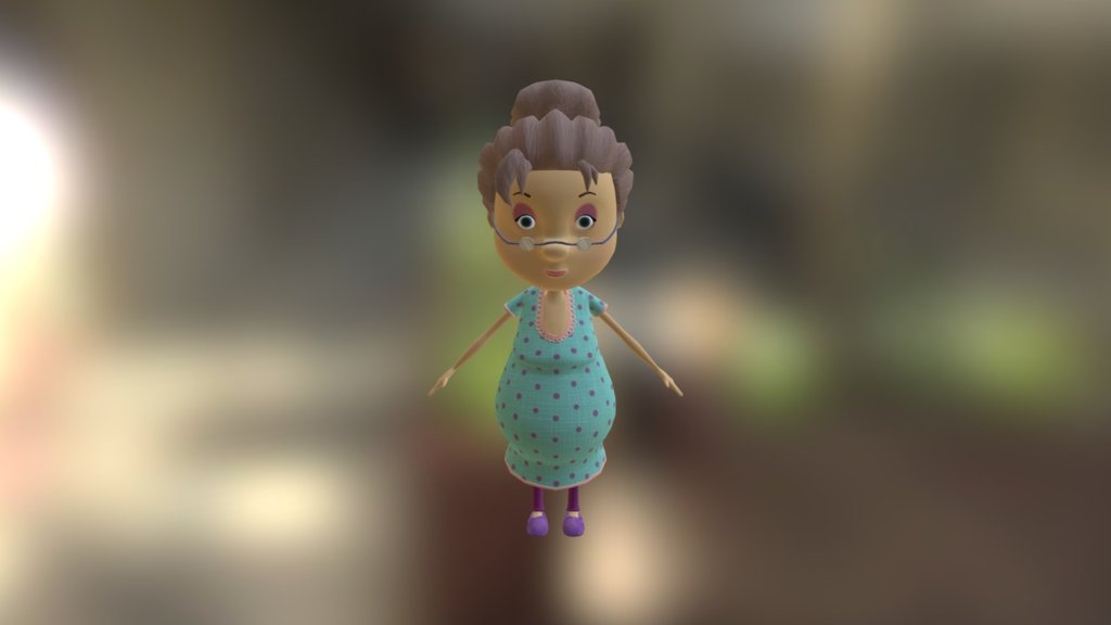 Grandma Textured - 3D model by aster-aceae [830561e] - Sketchfab