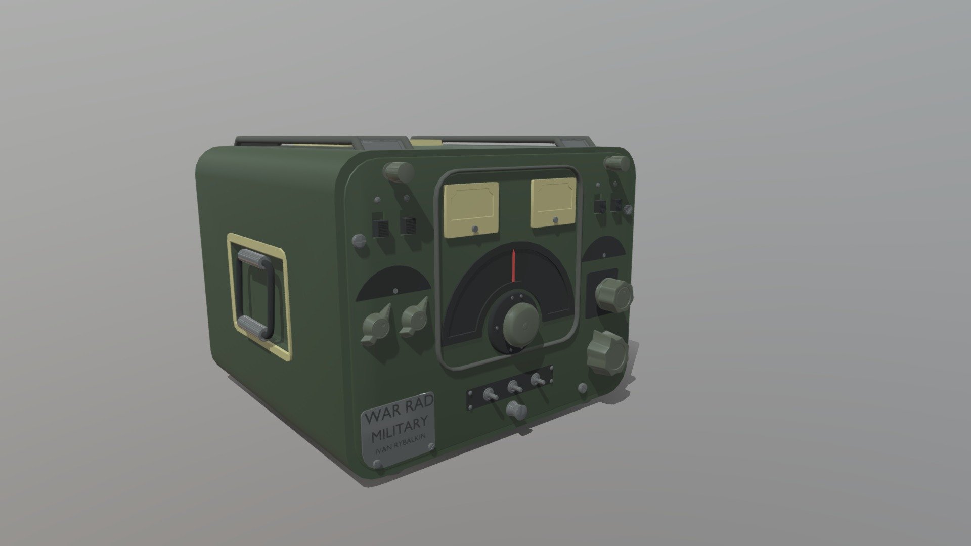 Military Radio - Download Free 3D model by Ivan Rybalkin (@ivan ...