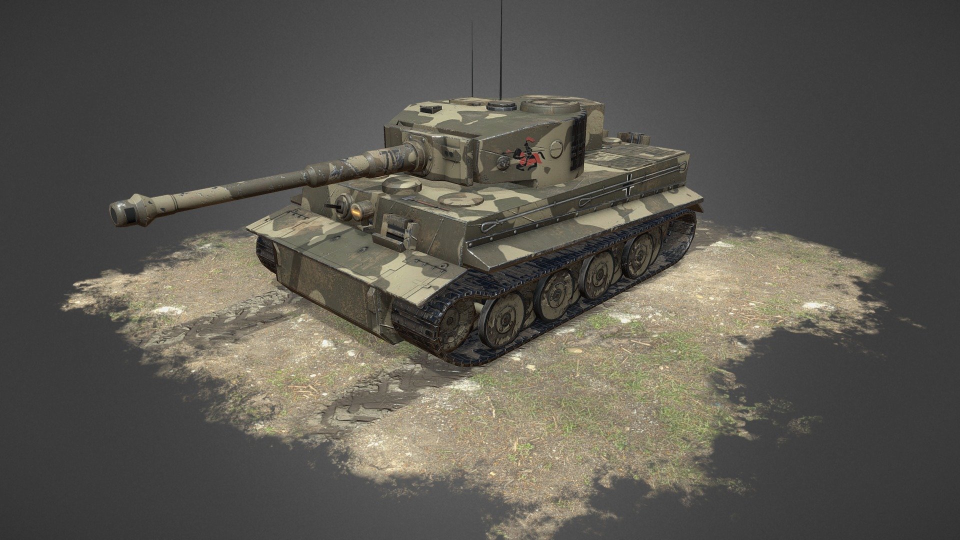 Tiger Tank 505 Battalion - 3D model by gabrieltironeac [8307fbf ...