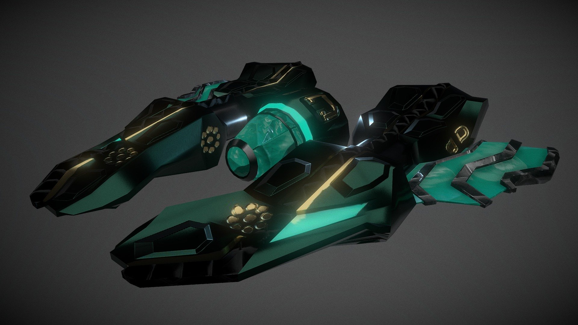 Power of Galaxy : A spaceship concept - 3D model by Seruhio R&R ...