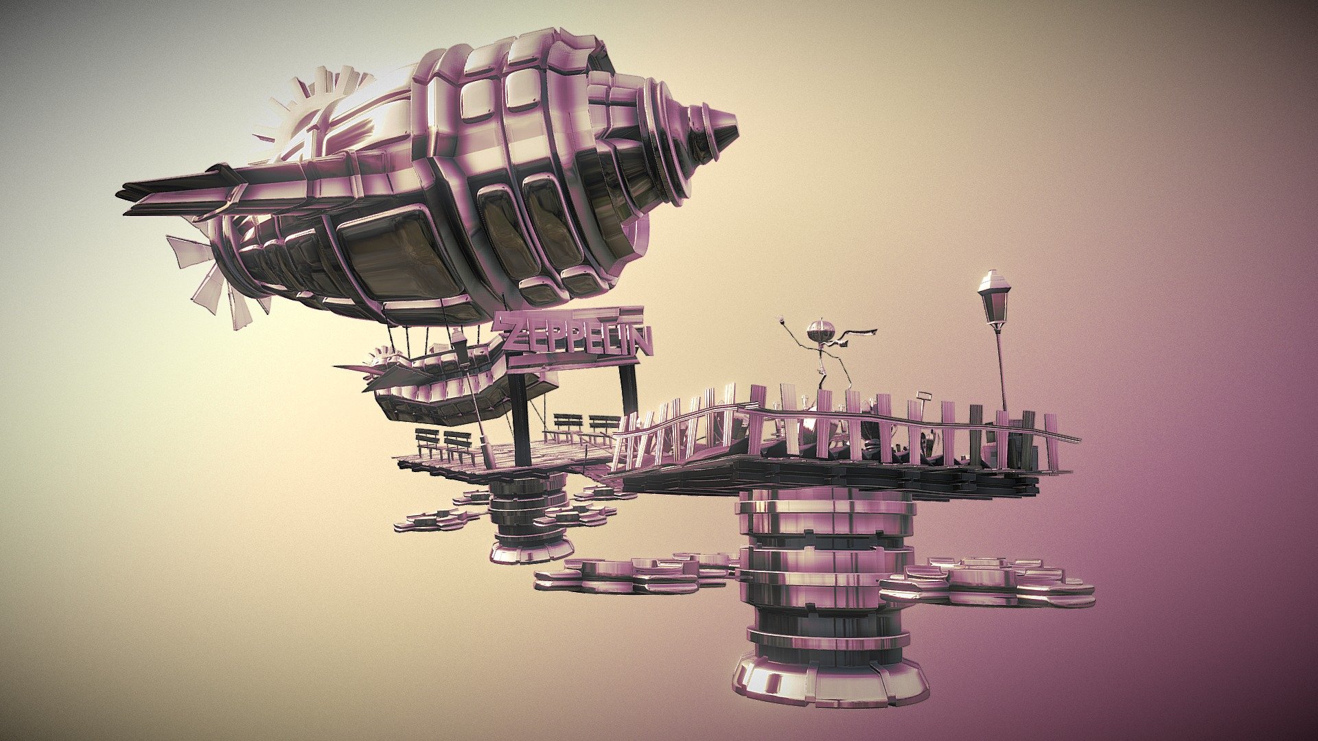 ZEPPELIN STATION - 3D model by David del Cerro Faura (@delcerro.art) [830aec0] - Sketchfab