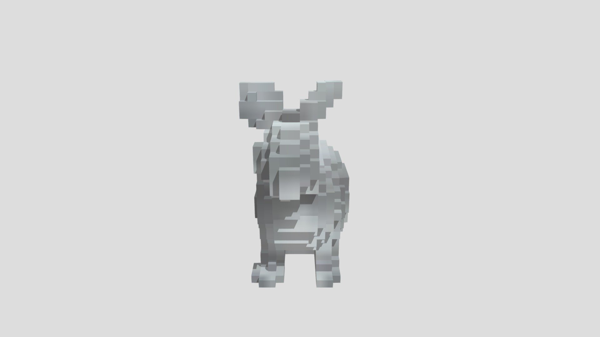 low poly rabbit - Download Free 3D model by voxelman (@qq782464295 ...