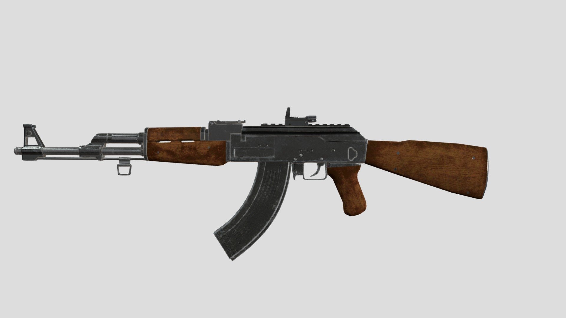 AK 47 - 3D model by FlixStock [830cc14] - Sketchfab
