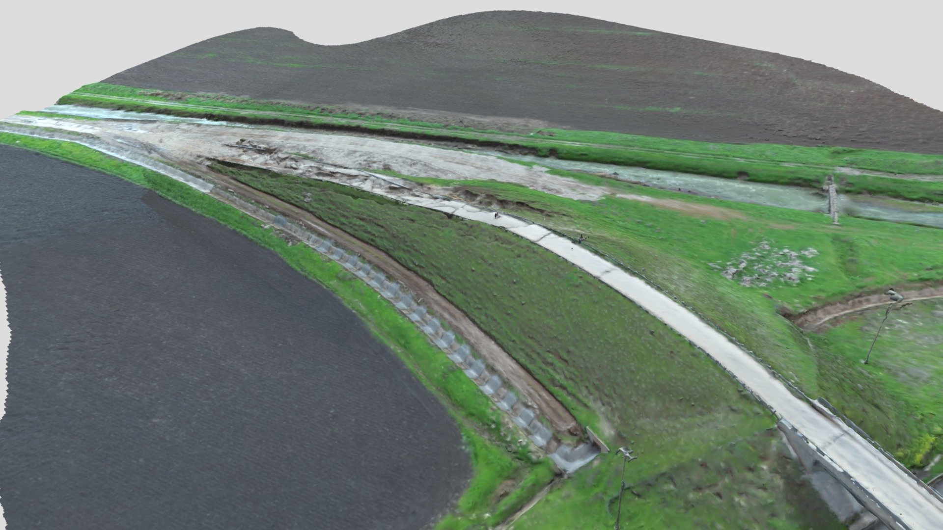 Embankment Failure at Çöçelli, Kahramanmaraş - 3D model by Masataka ...