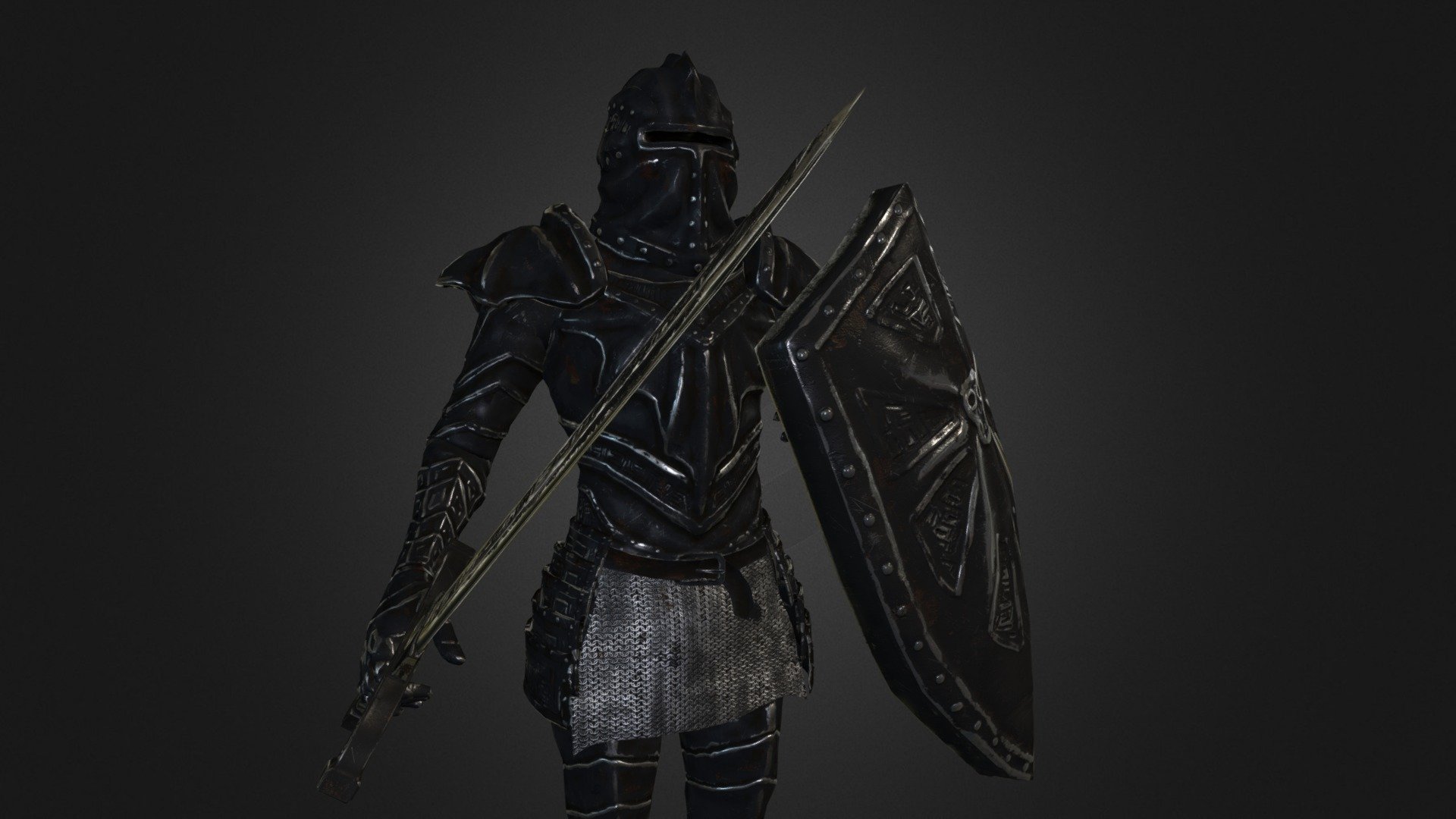 Dark Knight - 3D model by turritom [830fbff] - Sketchfab