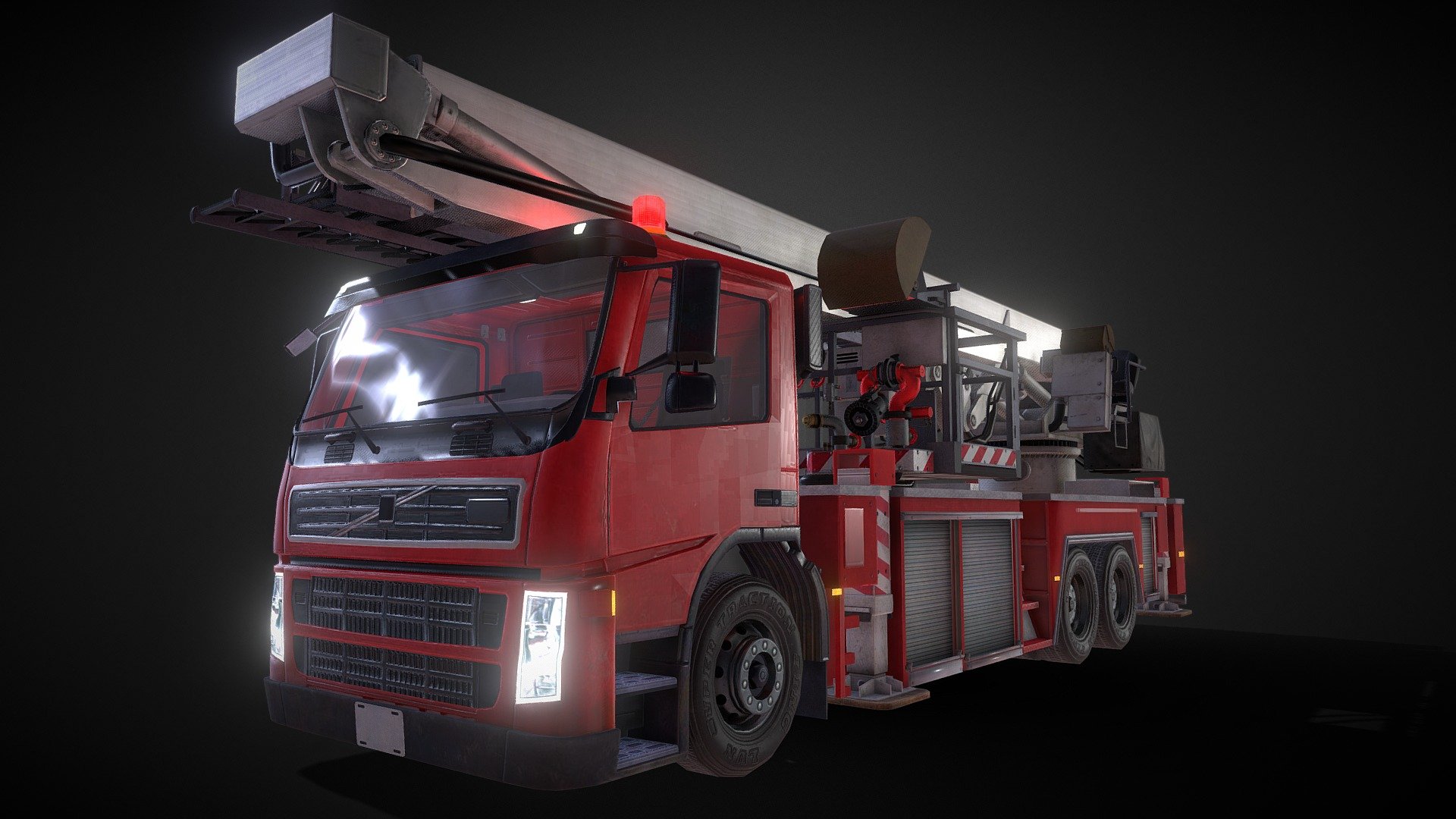 TW Fire Truck 001 - Buy Royalty Free 3D model by animod [8310371 ...