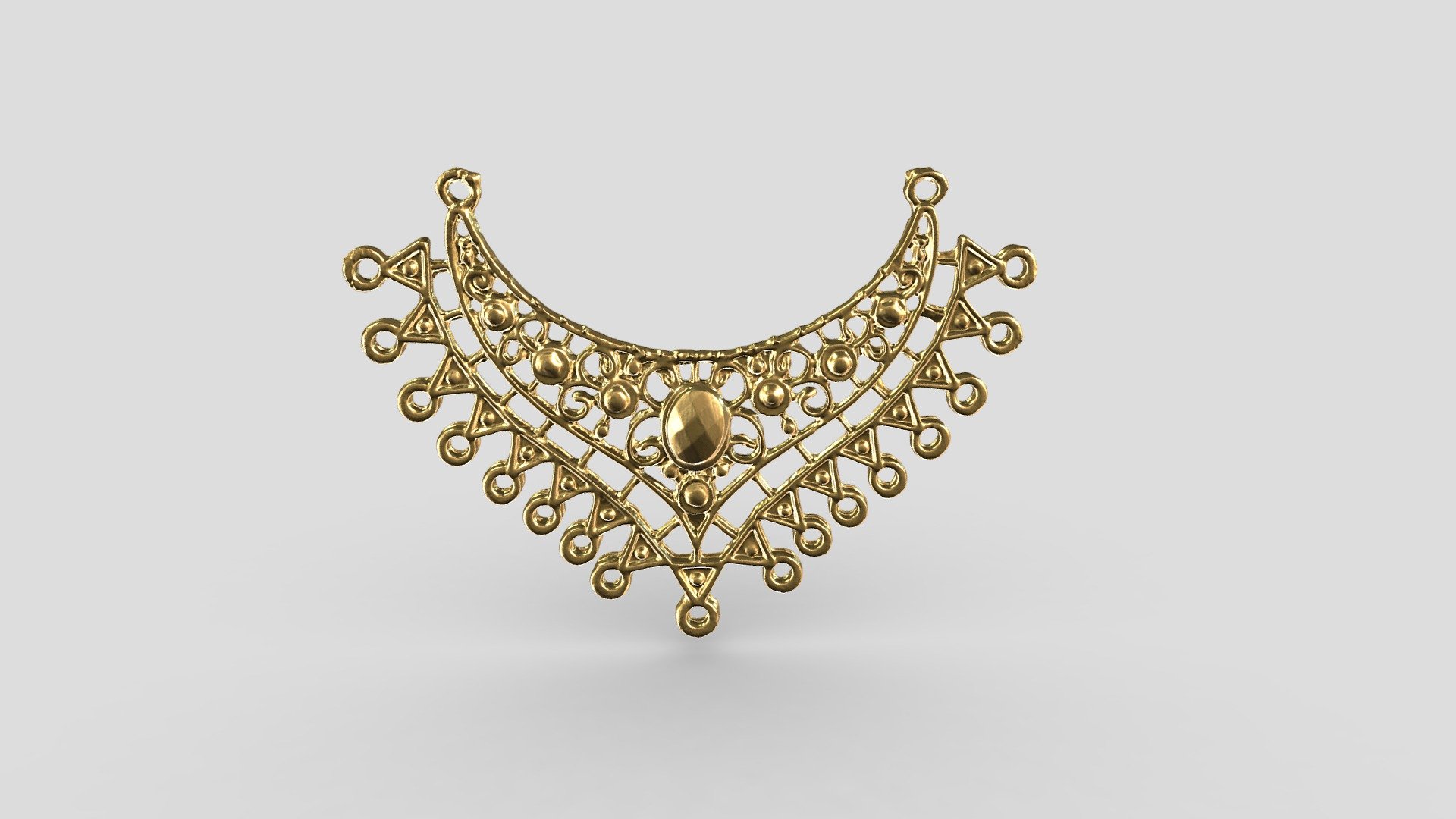 Necklace - 3D model by Diana Liu (@Diana123456) [831050a] - Sketchfab