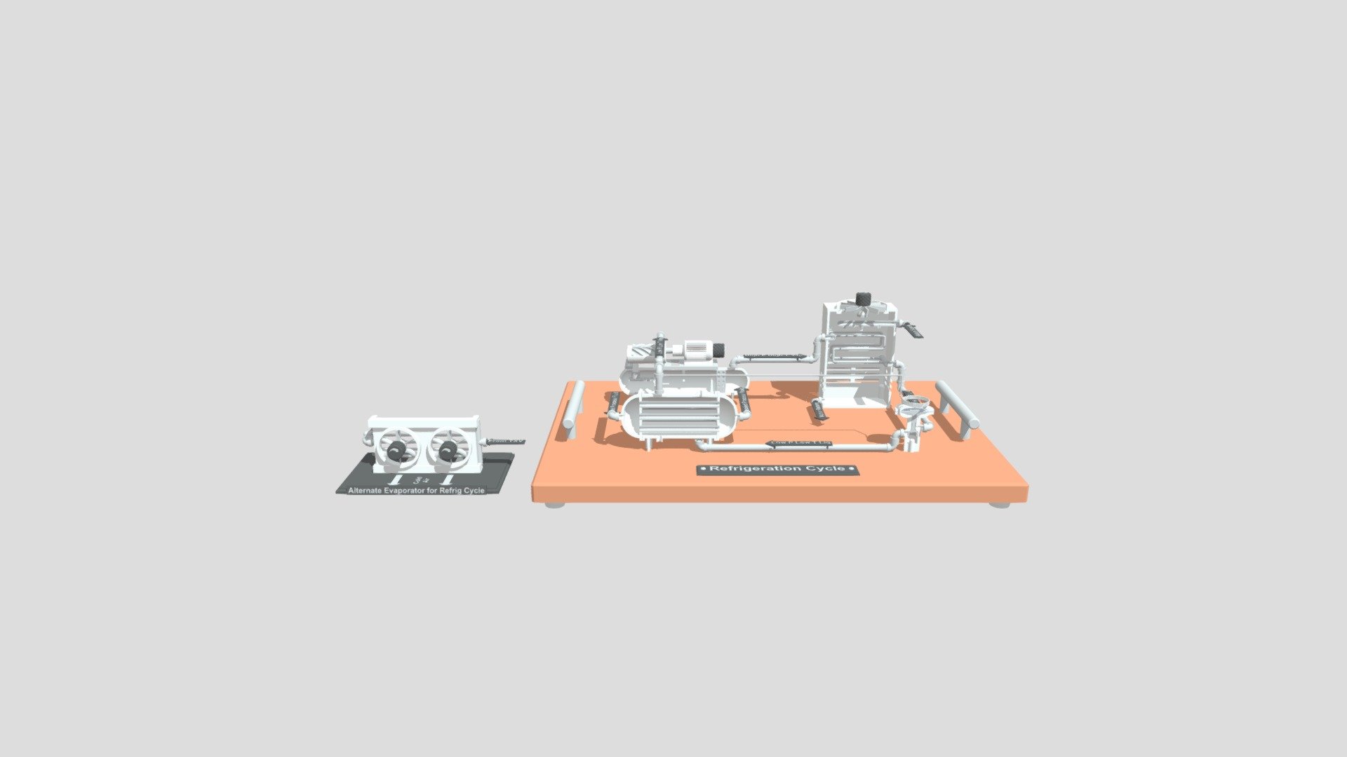 3D Printed Refrigeration Cycle - 3D model by Zach Peever (@zpeever ...