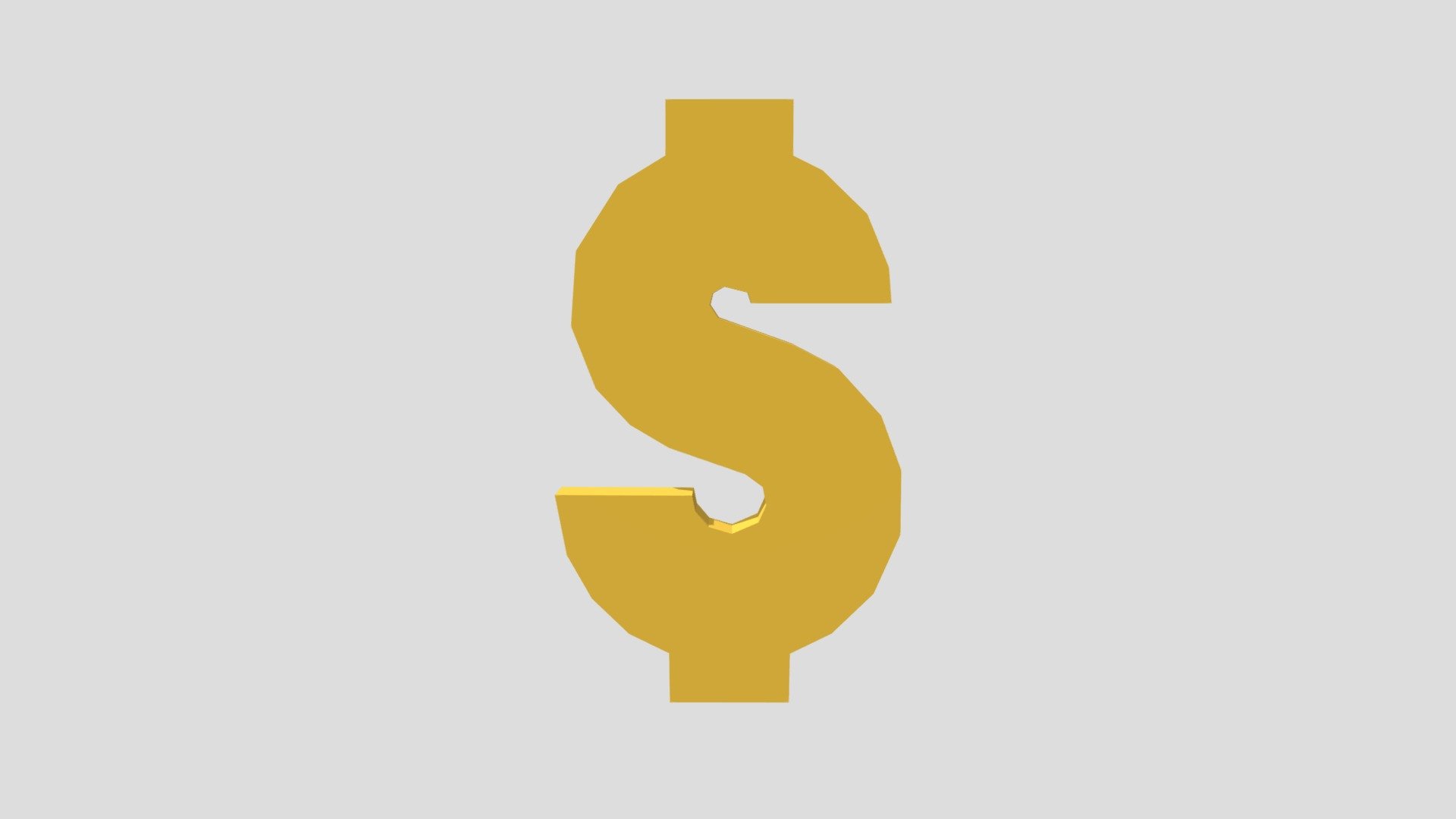 Pls Donate 2D Dollar sign - Download Free 3D model by metalian0 ...