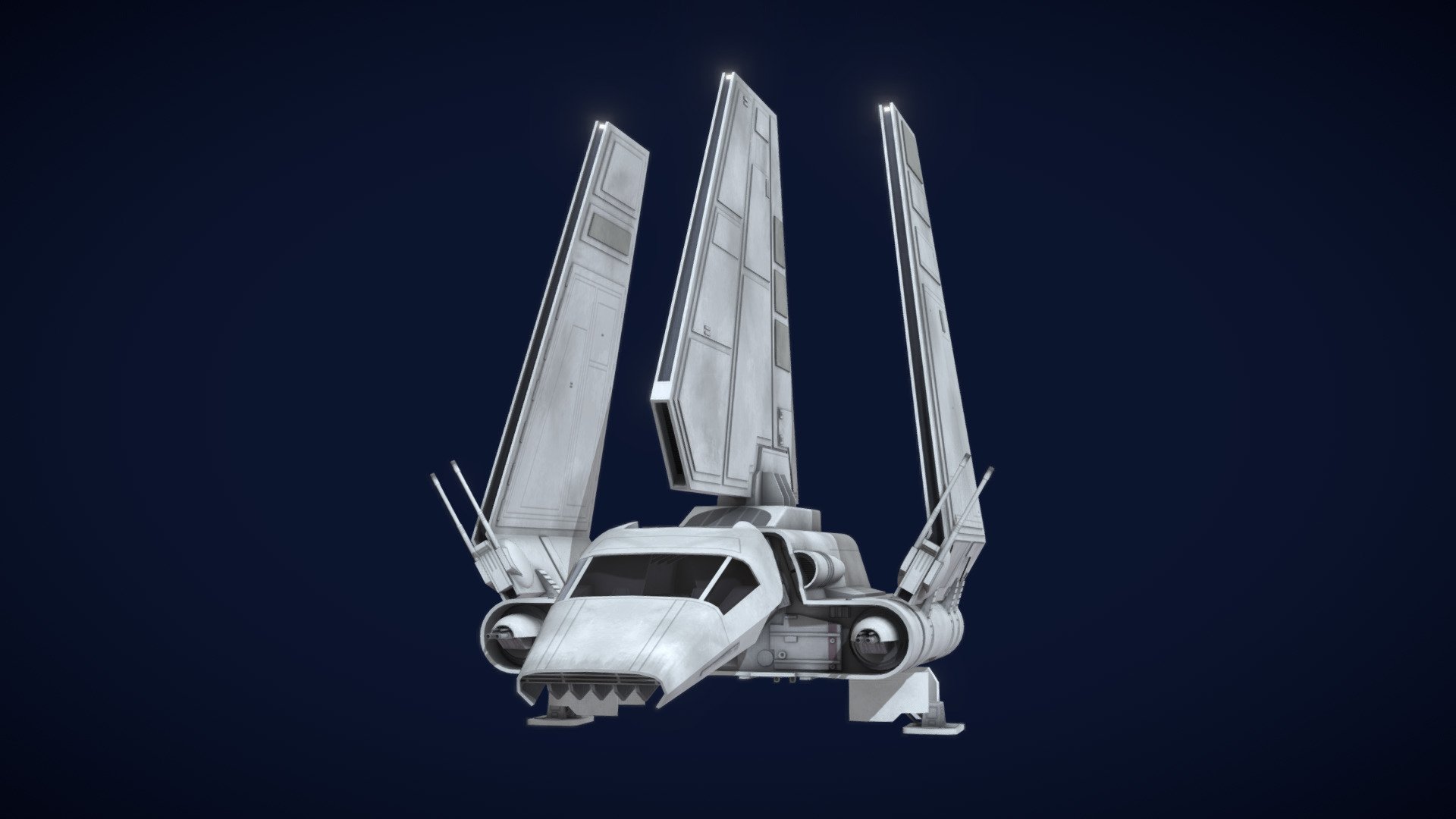Imperial Shuttle (Lambda-class T-4a) - Star Wars - Download Free 3D model by Quiznos323 [8312856 ...