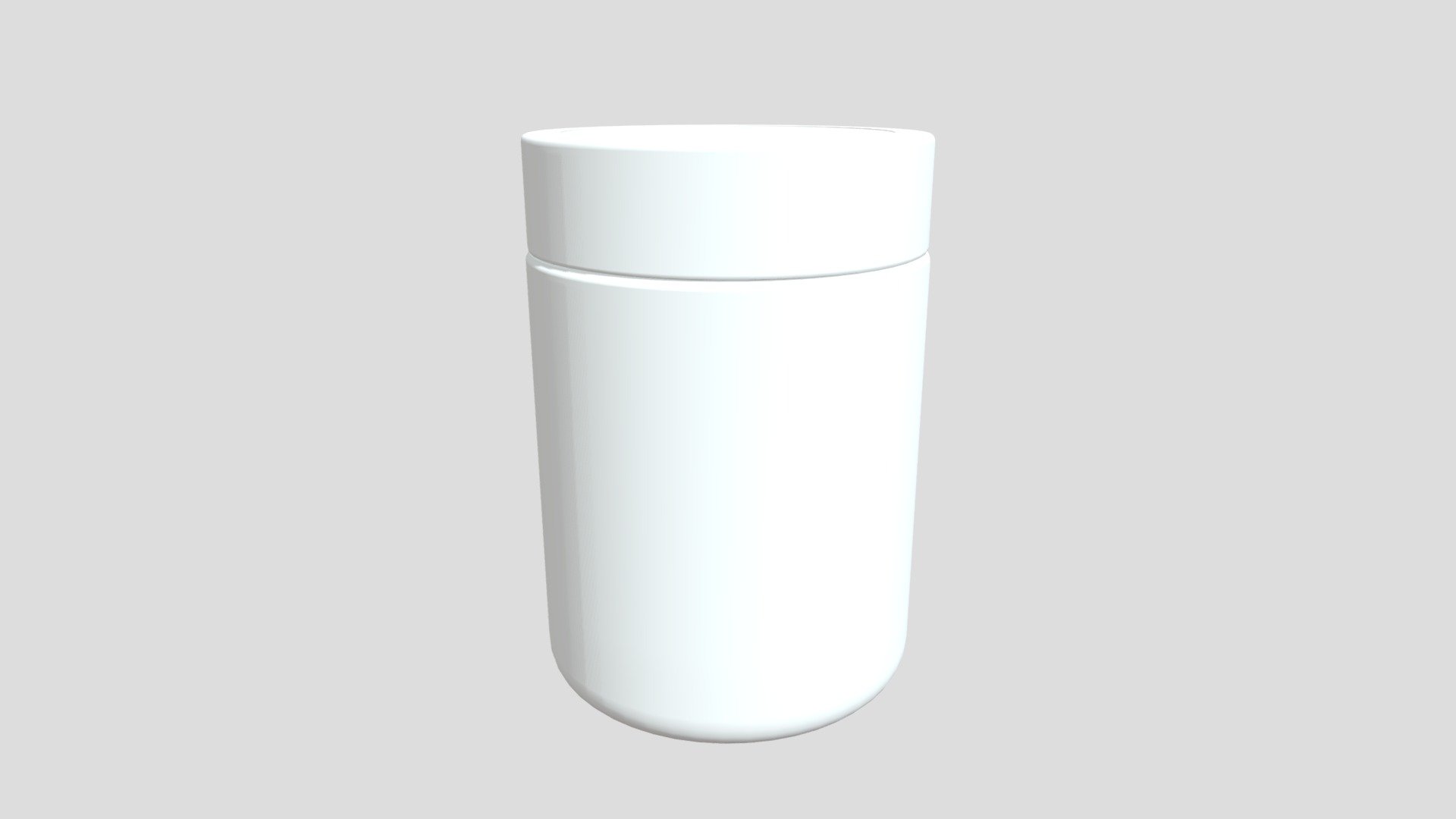 Supplement Jar - 3D model by Aashir.Muhammad.Qureshi [831341b] - Sketchfab
